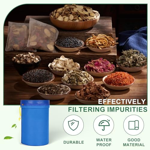 5 Pack 1-Gallon Micron Filter Bag, Storage Bags with Filter Screen ...