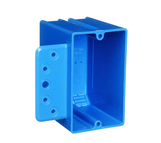 (5-Pack) 1-Gang 18 cu. in. PVC New Work Electrical Switch and Outlet ...