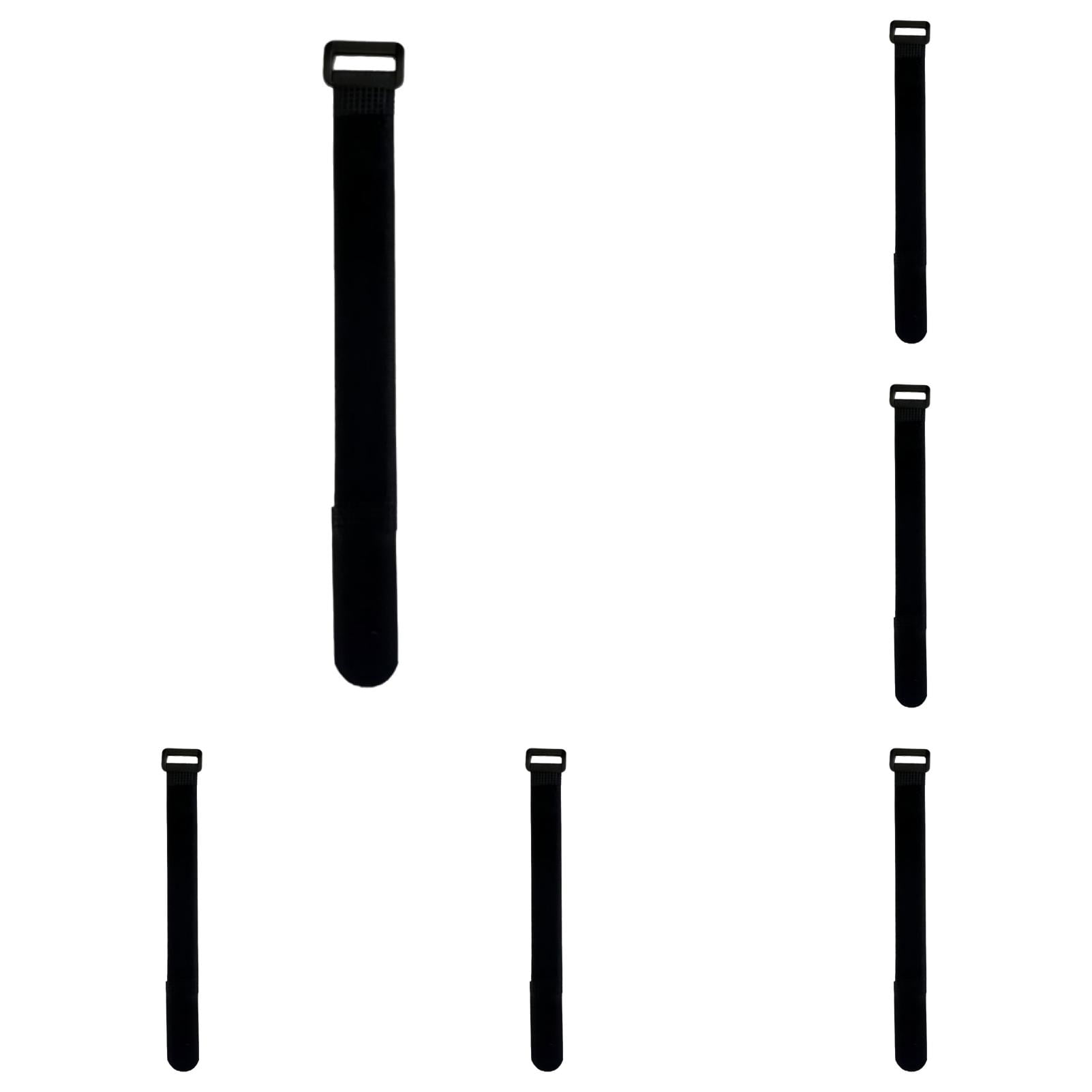 [5 Pack]1 x 12" Hook and Loop Reusable Fastening Nylon Cable Straps ...
