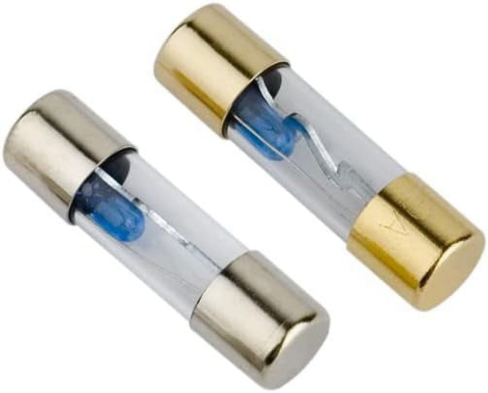 5 Pack 100 AMP Gold Plated Fast-Blow Glass Car Audio AGU Fuse with LED ...