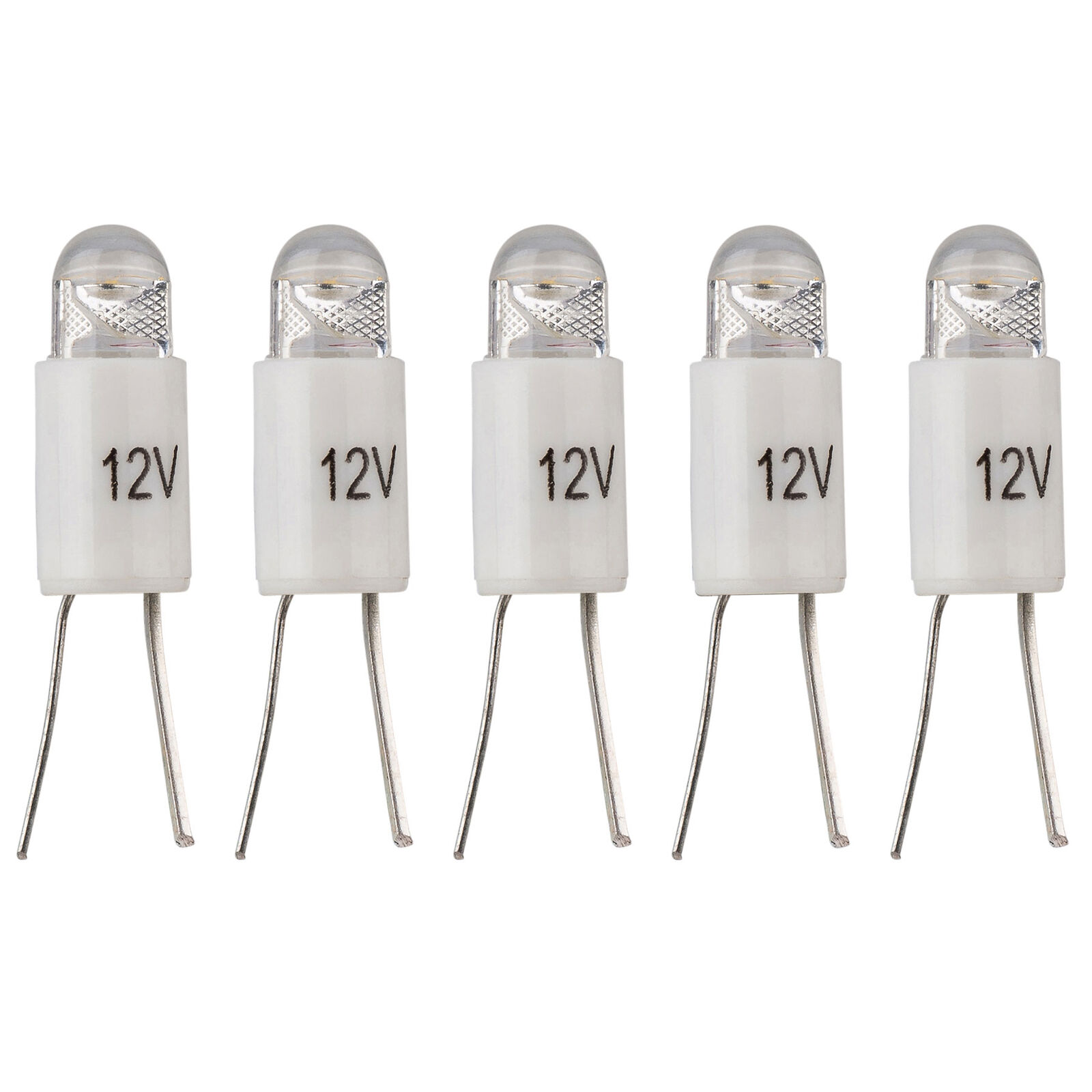 5 Pack 12 Volt Warm White LED Bi-pin Style Lamp for Marantz Sansui ...