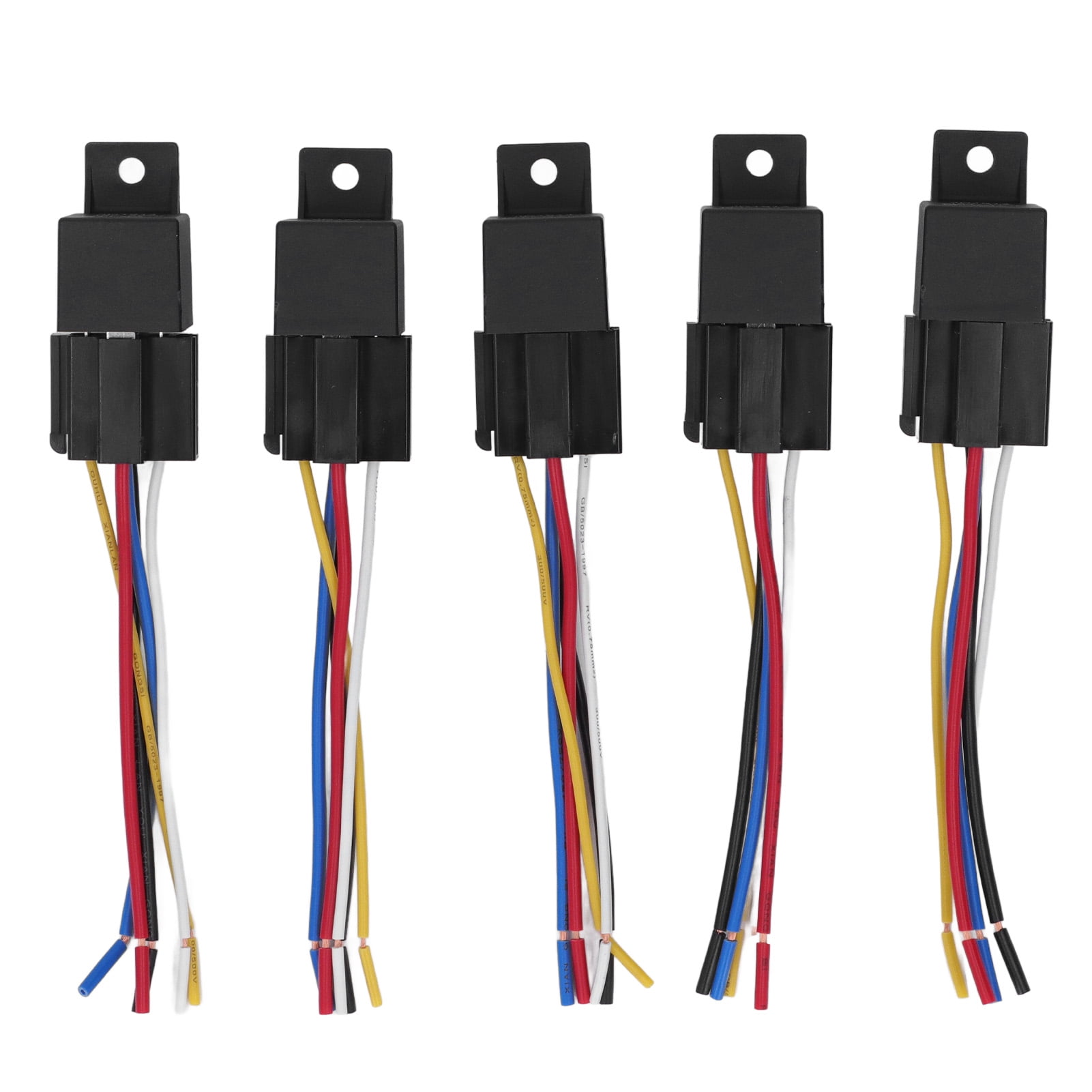 5-Pack 12V 40A Automotive Relay, 5-Pin Copper ABS Shell, Reliable Car ...