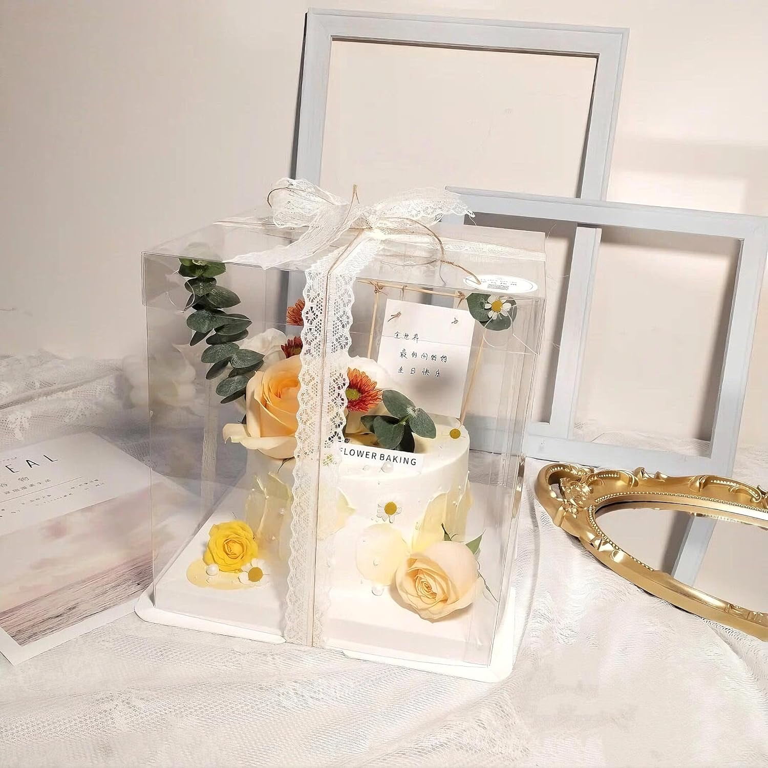 5-Pack 14-Inch Extra Large Square Cake Box - Walmart.com