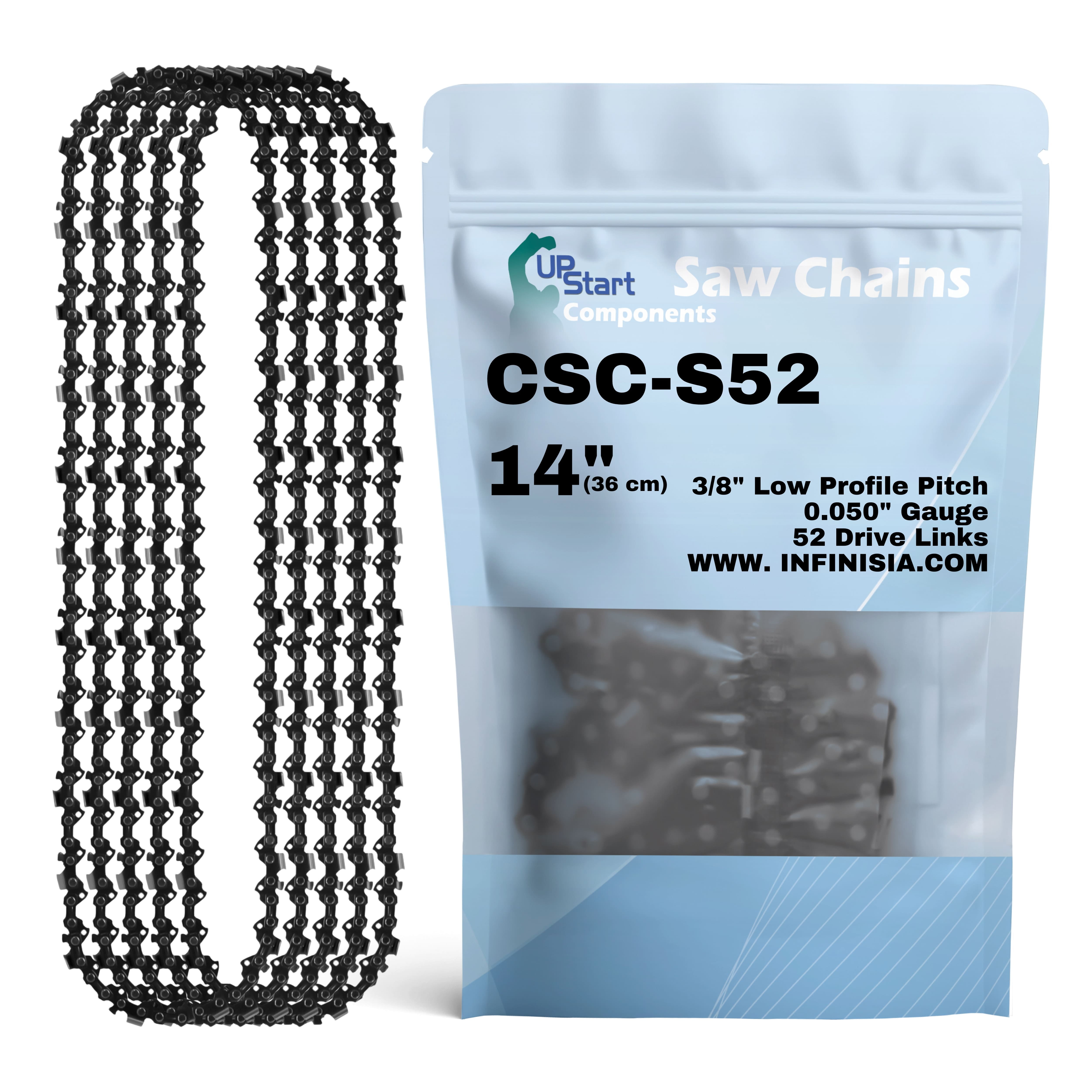5-Pack 14-inch Chainsaw Chain Replacement for Homelite UT10589 ...