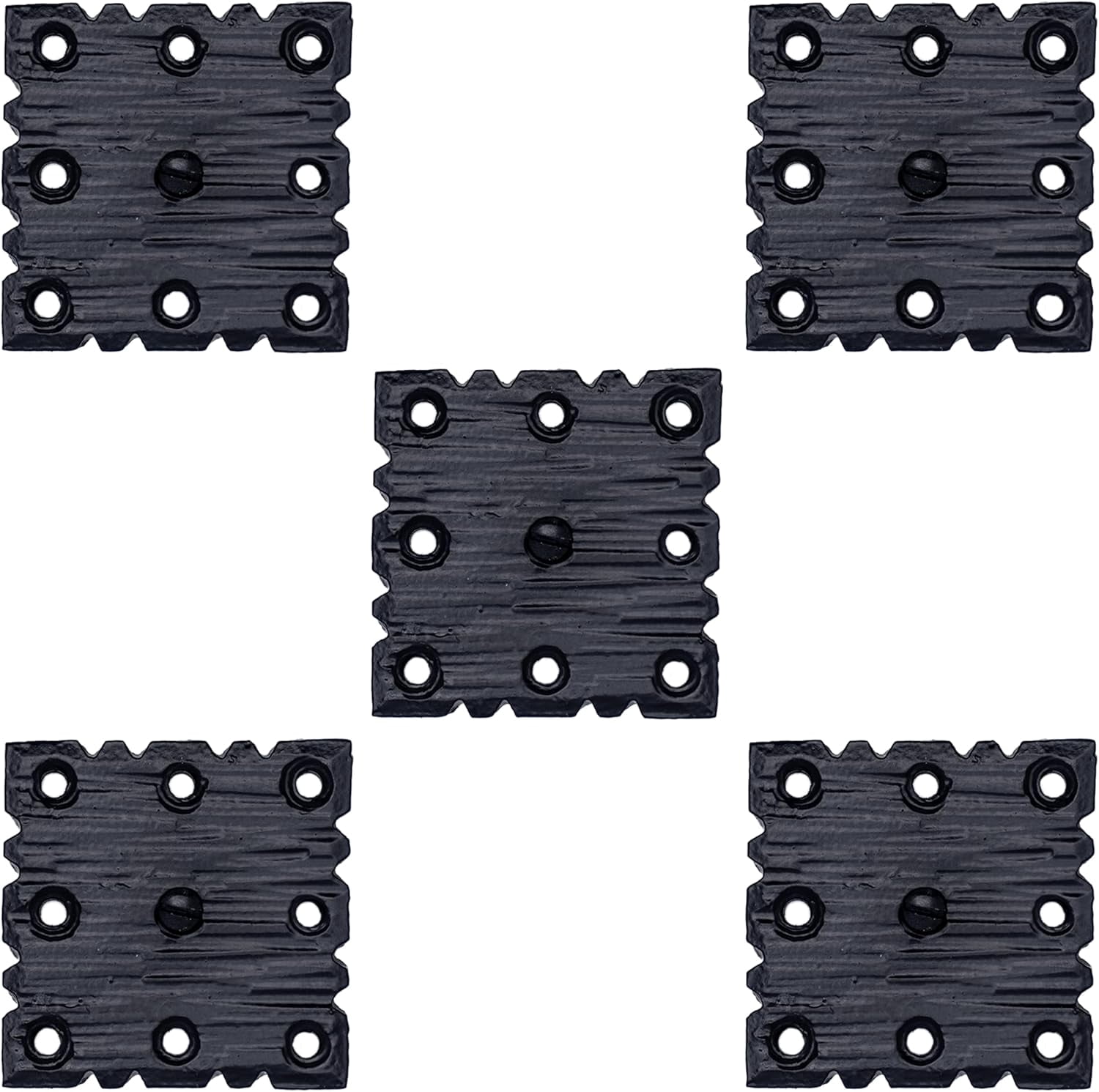 5 Pack 2 Inch Large Square Clavos Decorative Nails – Black – Square ...