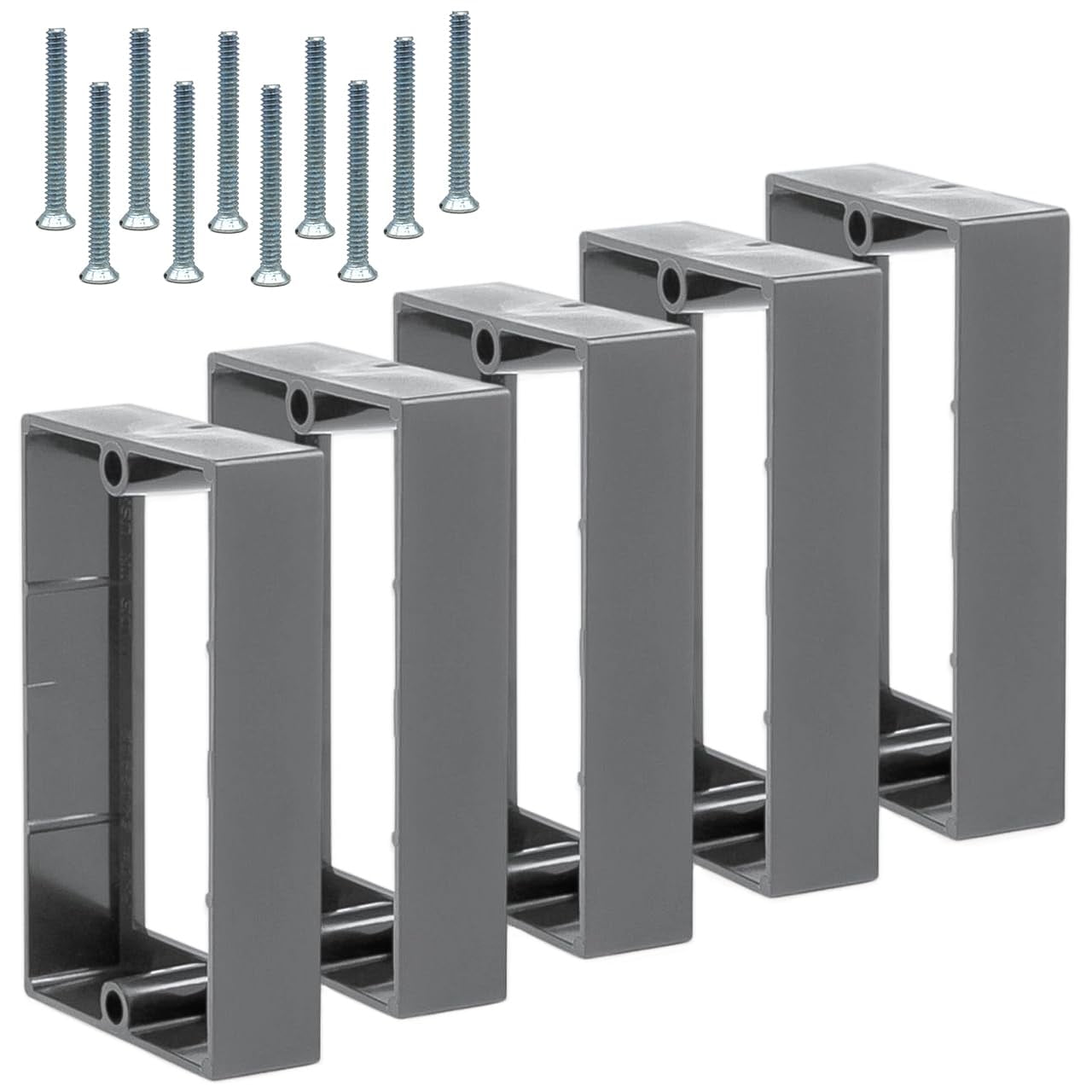 5-Pack 3/4" Single Gang Receptacle Outlet Box Extenders UL Listed ...