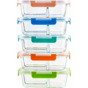 Divided Glass Container