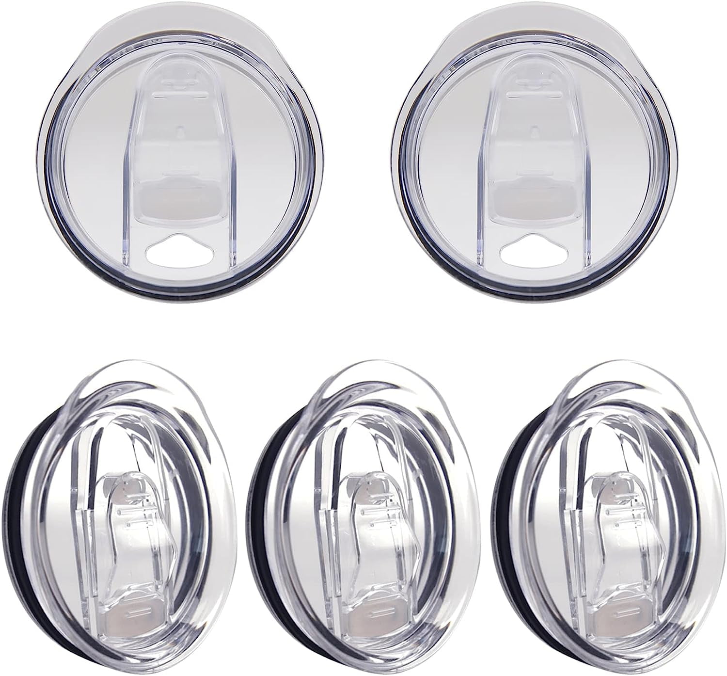 5 Pack 30 oz Replacement Lids Tumbler Plastic Splash Resistant Lids ...