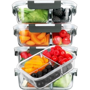 Divided Glass Container