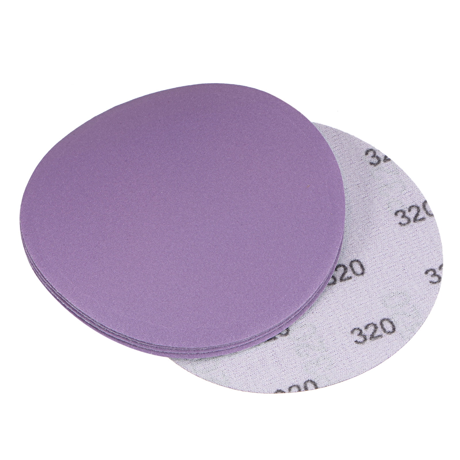 5 Pack 4-Inch Purple Sanding Discs 320 Grits Hook & Loop Professional ...