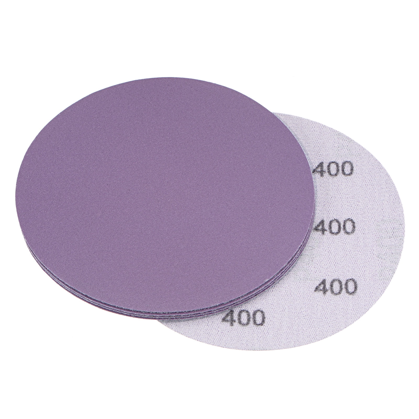 5 Pack 4-Inch Purple Sanding Discs 400 Grits Hook & Loop Professional ...