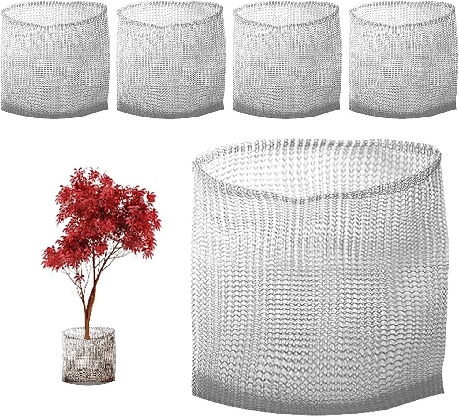 5 Pack 5 Gallon Root Guard Speed Baskets for Plants,Gopher, Mole and ...
