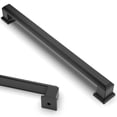 5 Pack 5 Inch(128mm) Matte Black Kitchen Cabinet Handles Cabinet Pulls ...