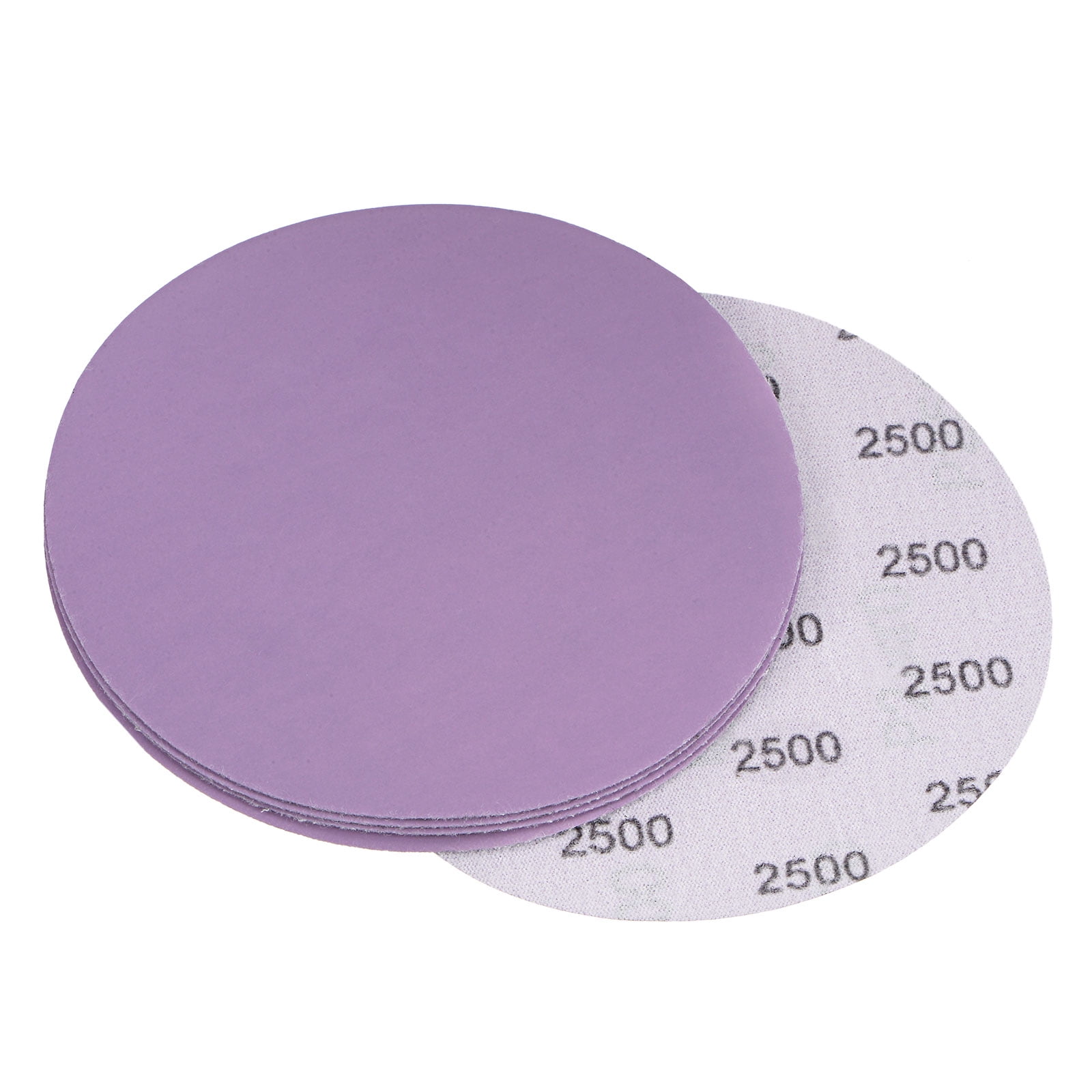 5 Pack 5-Inch Purple Sanding Discs 2500 Grits Hook & Loop Professional ...