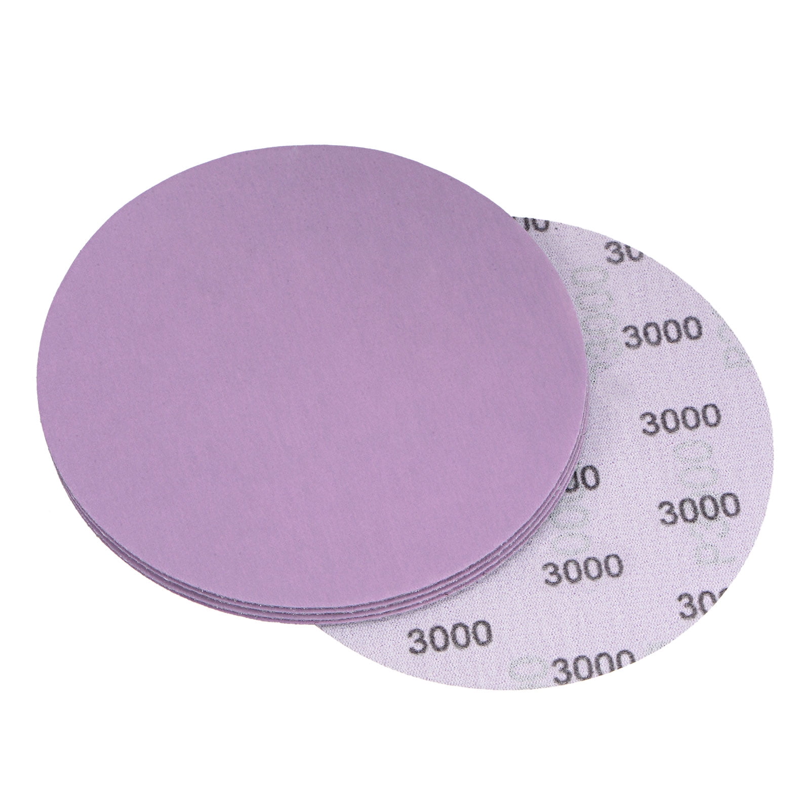 5 Pack 5-Inch Purple Sanding Discs 3000 Grits Hook & Loop Professional ...