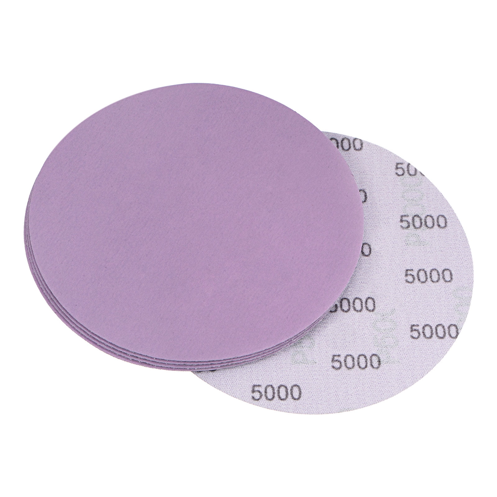 5 Pack 5-Inch Purple Sanding Discs 5000 Grits Hook & Loop Professional ...