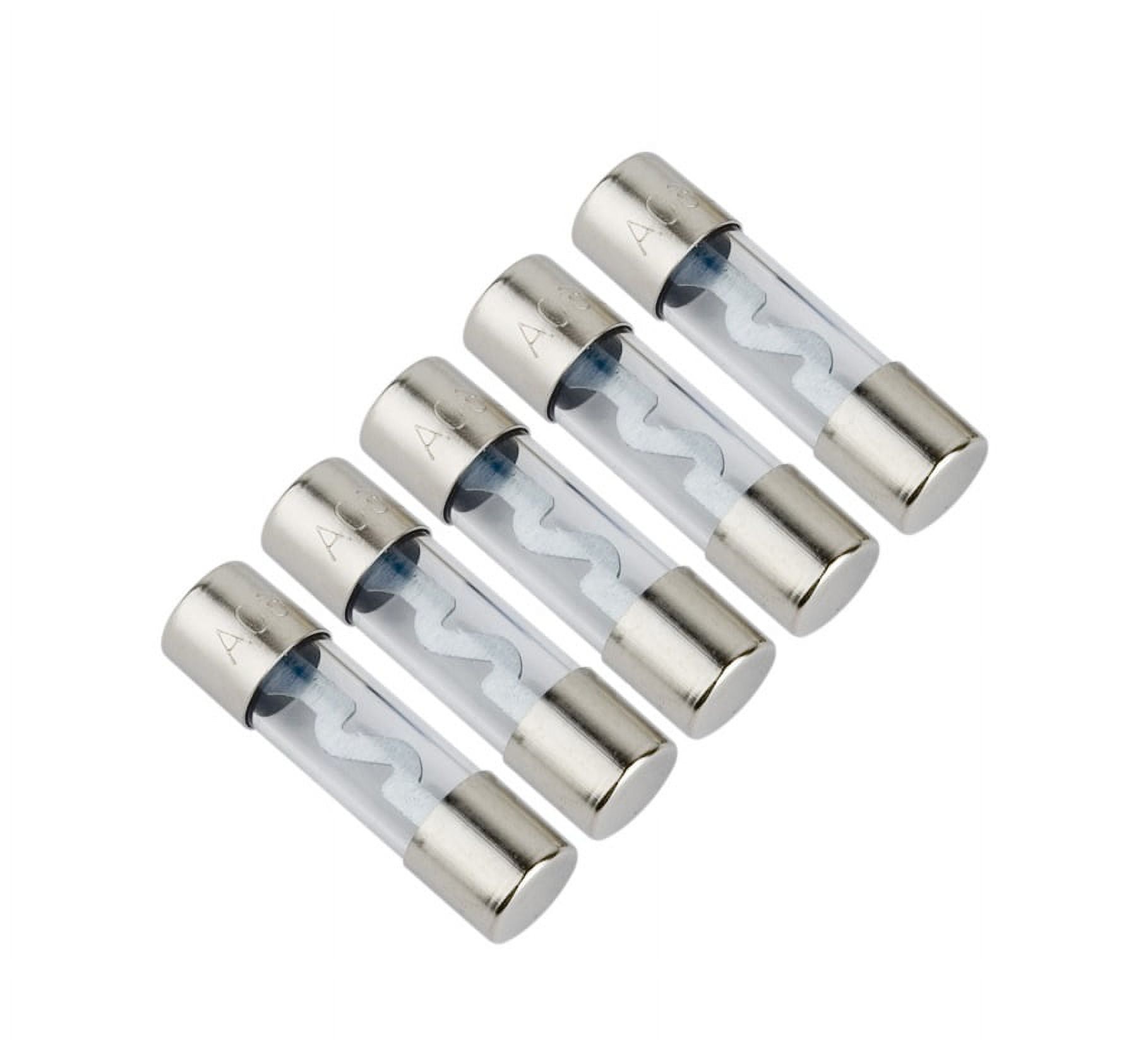 5 Pack 50 AMP Platinum Plated Fast-Blow Glass Car Audio AGU Fuse for ...