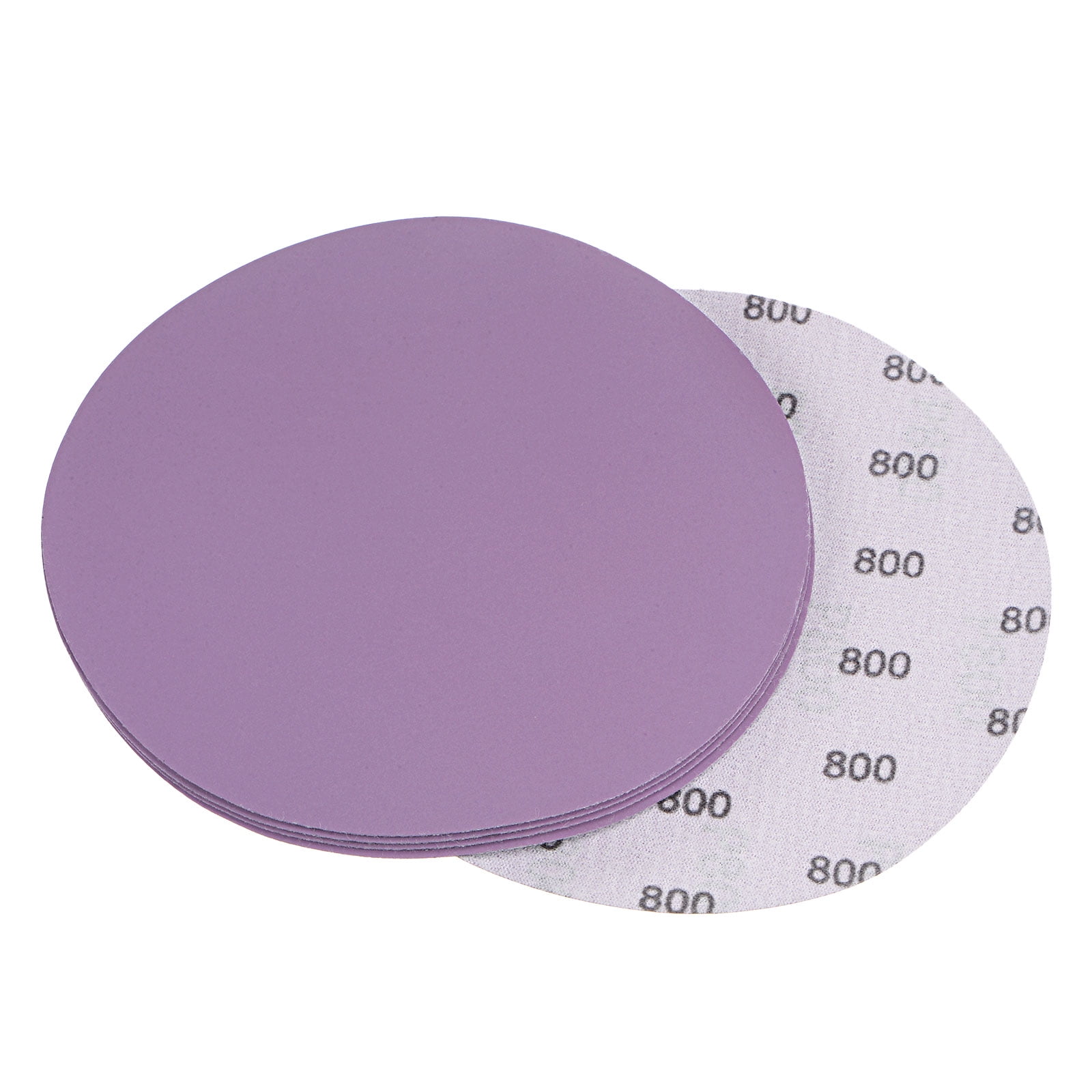 5 Pack 6-Inch Purple Sanding Discs 800 Grits Hook & Loop Professional ...