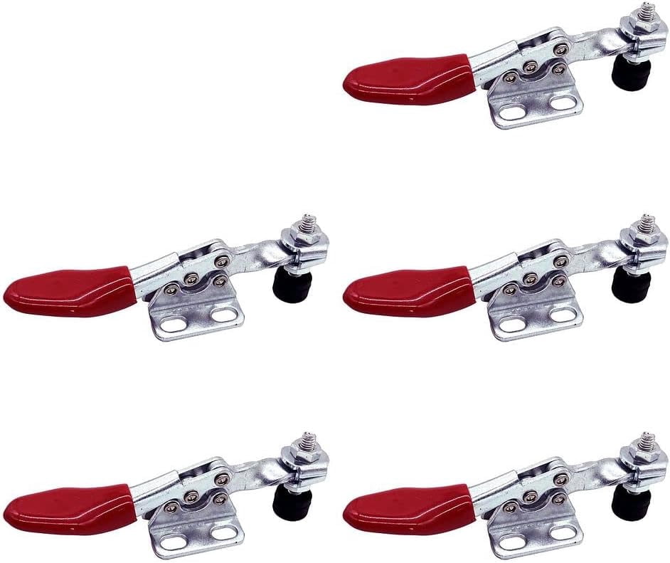 (5 Pack) 60LB Solid Bar FLG BASE HORIZONTAL HOLD-DOWN CLAMP (Same as ...