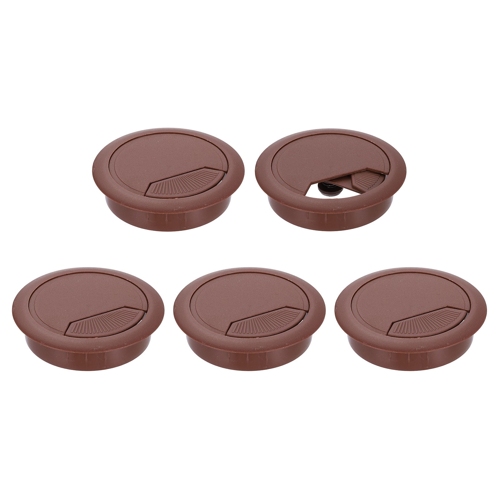 5 Pack 60mm (2.36 Inch) Desk Grommet, Plastic Cable Hole Cover, Wire ...