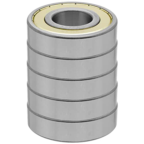 [5-Pack] 6307-ZZ - Deep Groove Radial Ball Bearing 1.378 in x 3.149 in ...