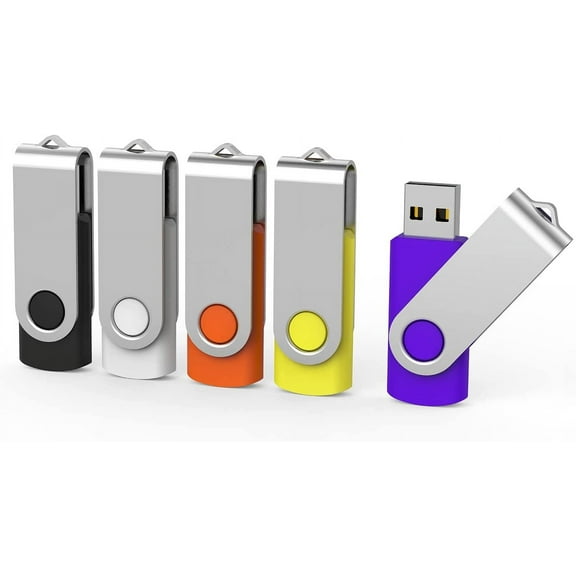 TOPESEL 64GB Flash Drive 2 Pack Thumb Drive Zip Drive USB 2.0 Memory ...