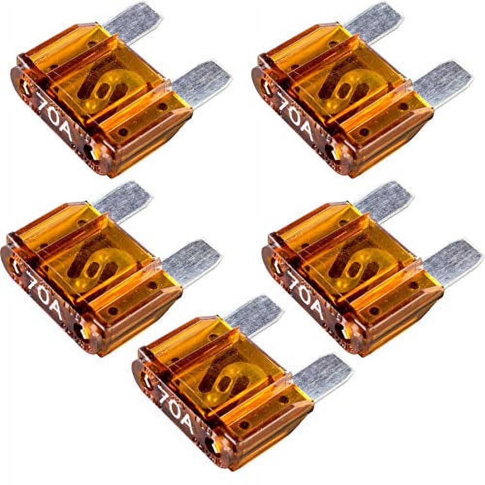 5 Pack 70 AMP Platinum APX Maxi Fuse Blade 70A Car Truck Boat Marine RV ...