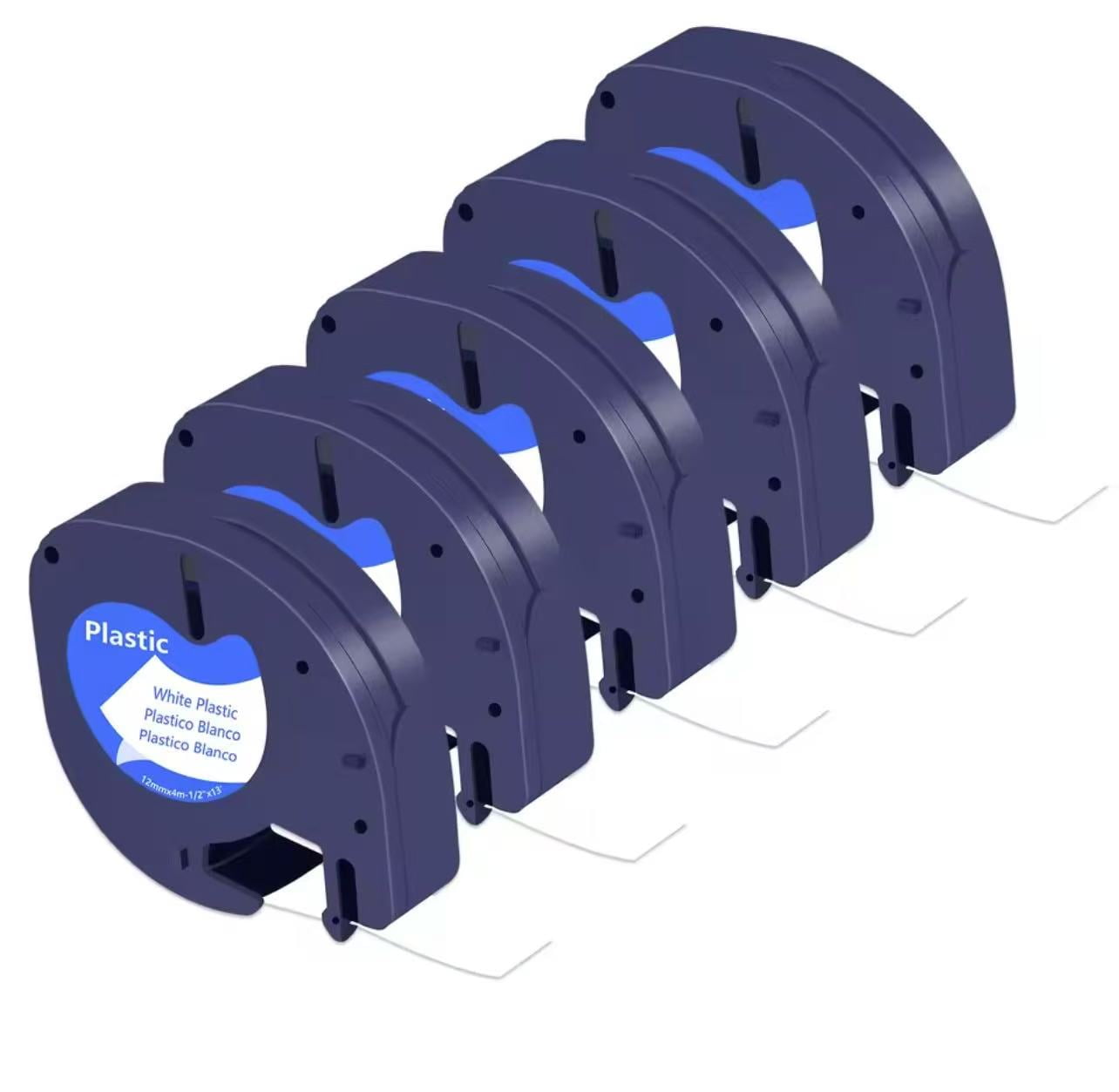Ltytech 5 Pack 91331 Compatible with Dymo Letratag Label Maker 12mm x ...