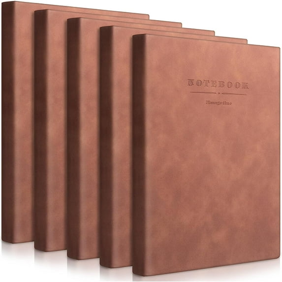 5 Pack A4 Journal Notebooks 360 Pages College Ruled Notebook Large ...