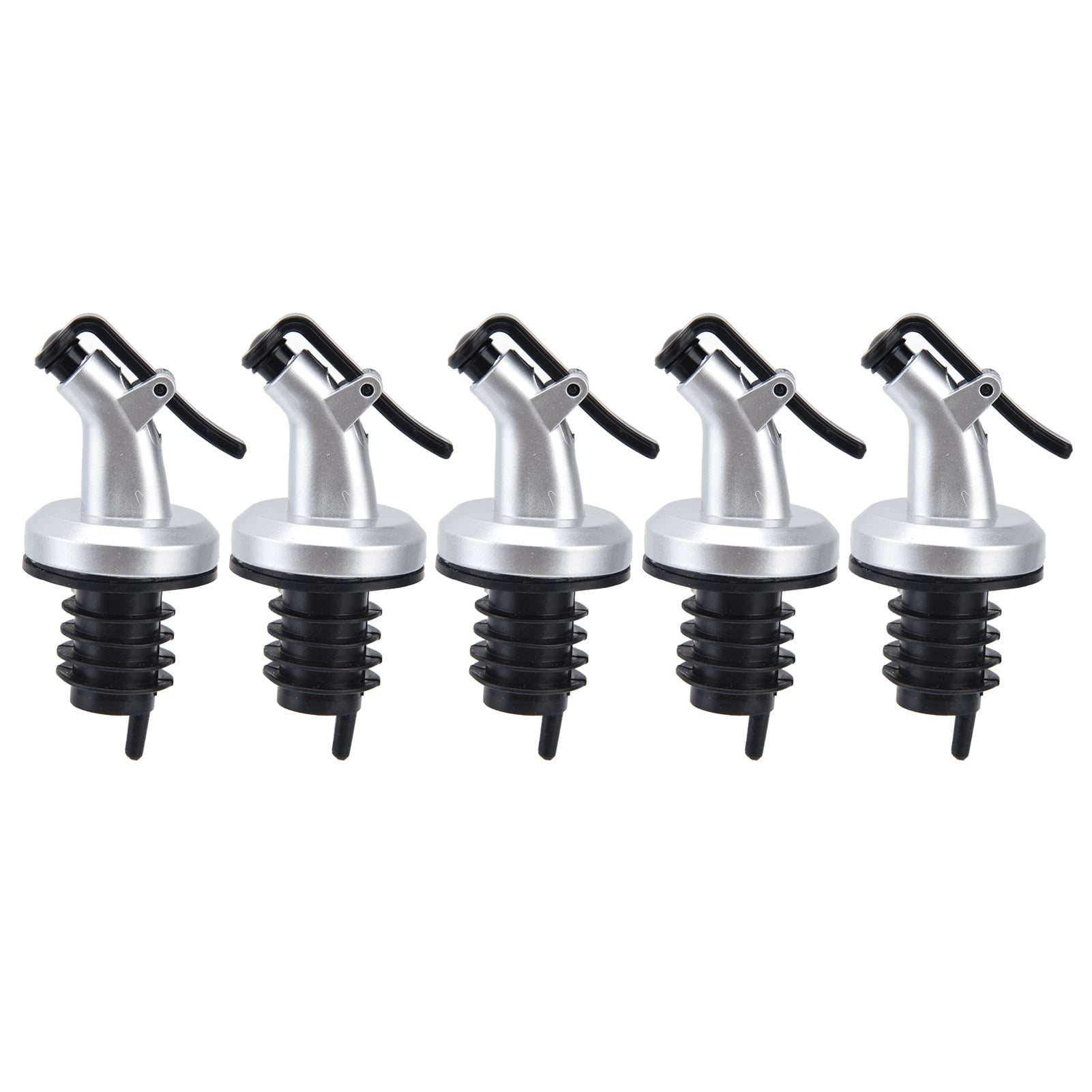 5-Pack ABS Oil Bottle Spouts - Leak-Proof Splash-Free Wine Vinegar ...