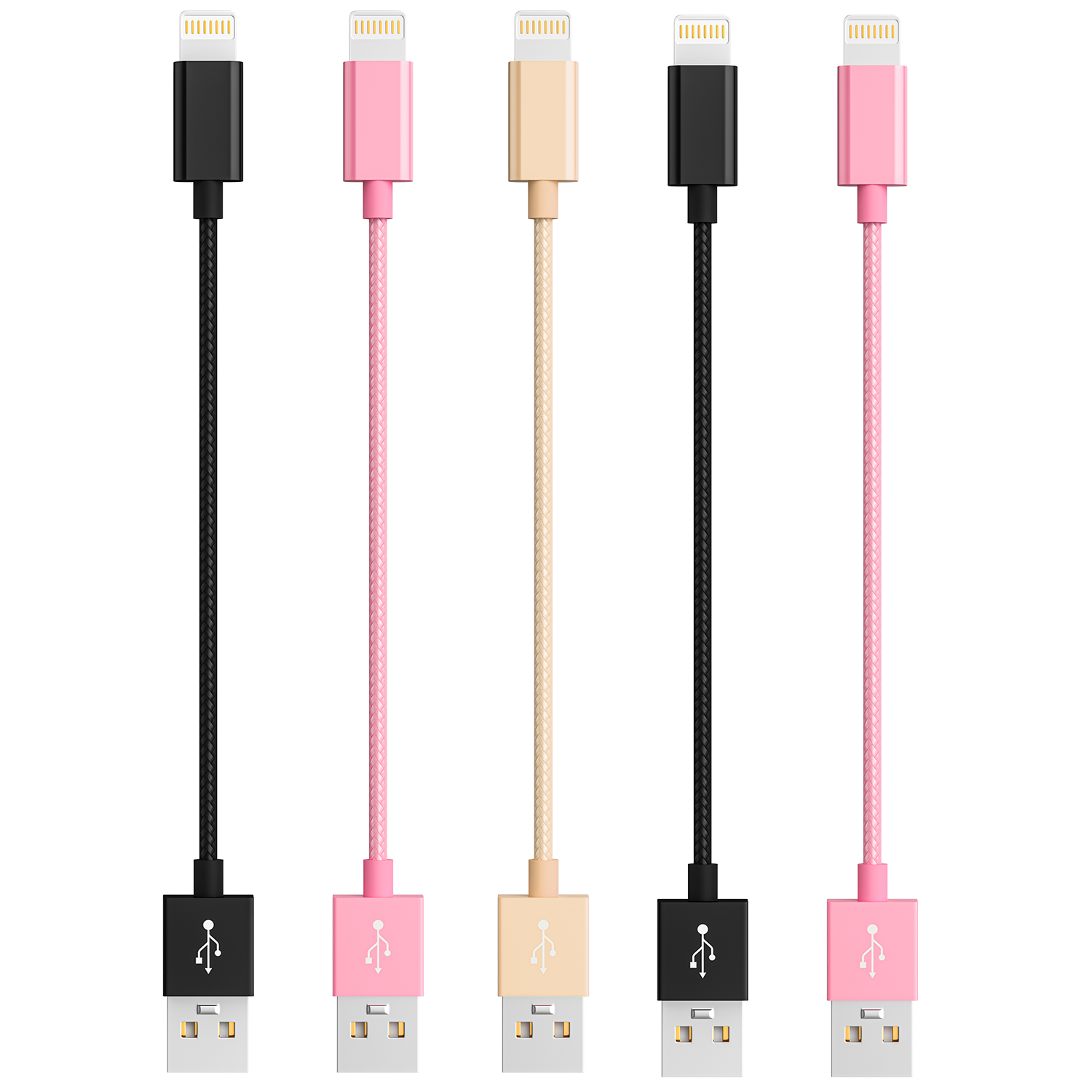 LBC 2 Pack Lightning USB Cable Charger 5 5s 6 6s 7 8 Plus X XS 1m/3FT ...