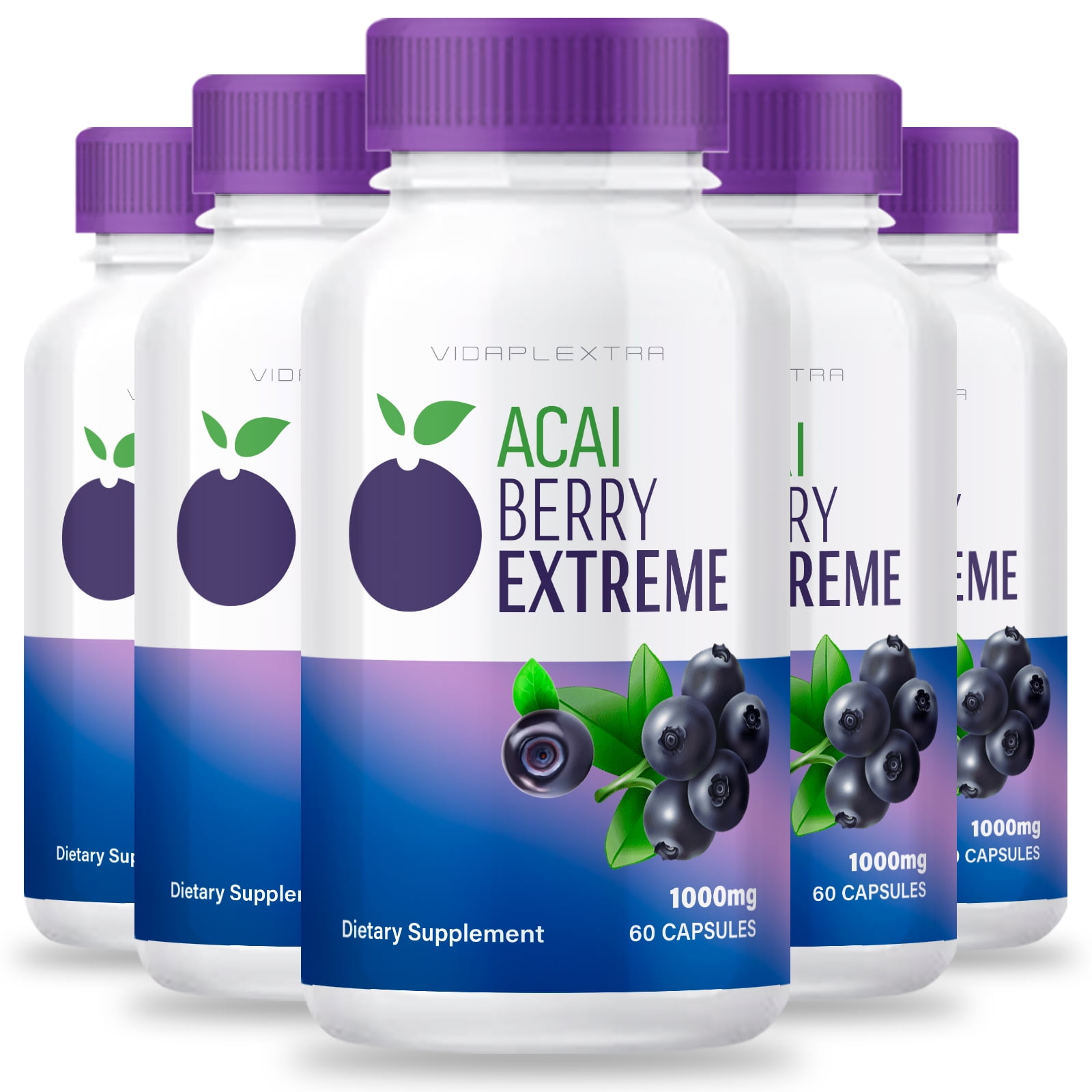 (5 Pack) Acai Berry Extreme Capsules - Acai Berry Keto Capsules ...