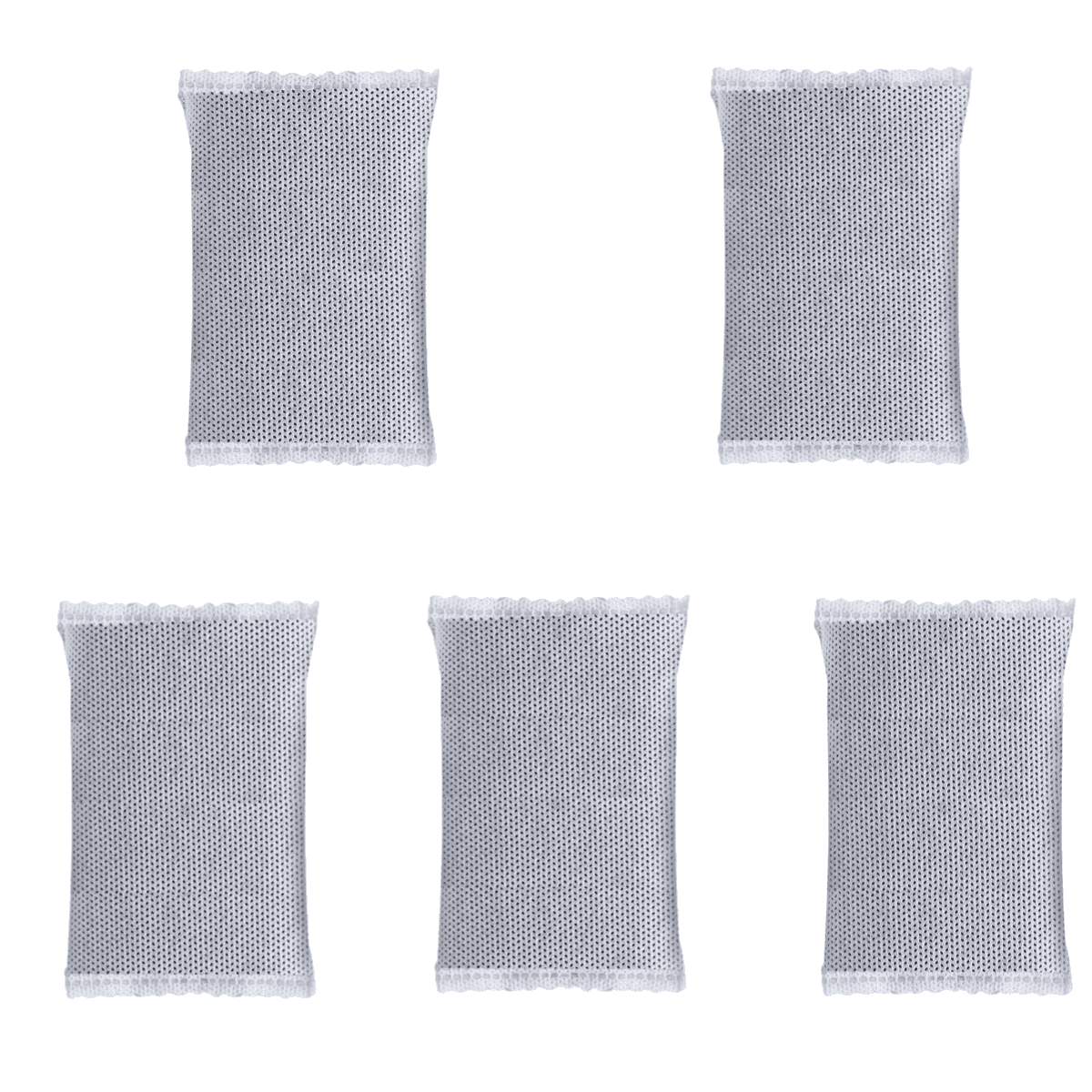 5 Pack Activated Charcoal Odor Absorber, Trash Can Deodorizer, Diaper ...