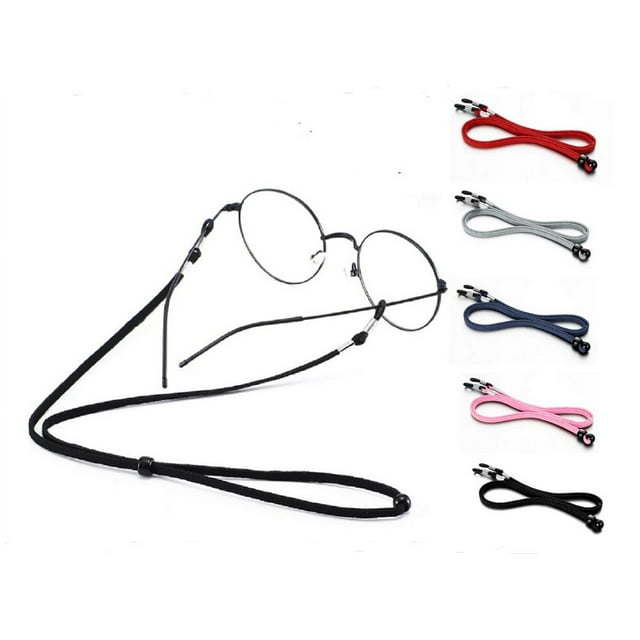 5-Pack Adjustable Eyeglass Neck Cord - Universal Sunglasses Strap and ...
