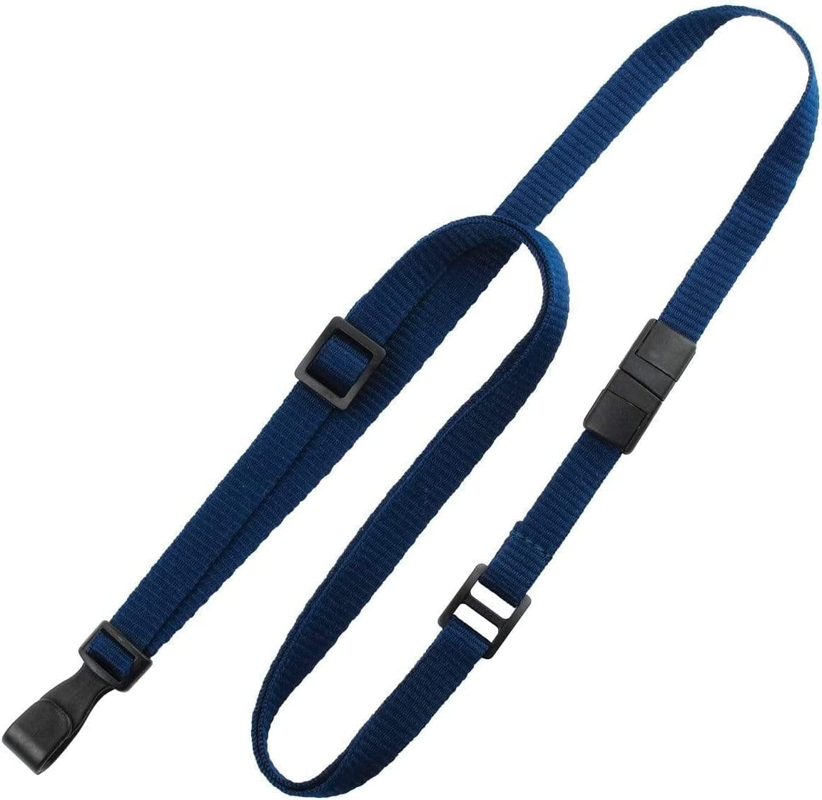 5 Pack - Adjustable Lanyard with Wide Plastic Clip - Safety Breakaway ...