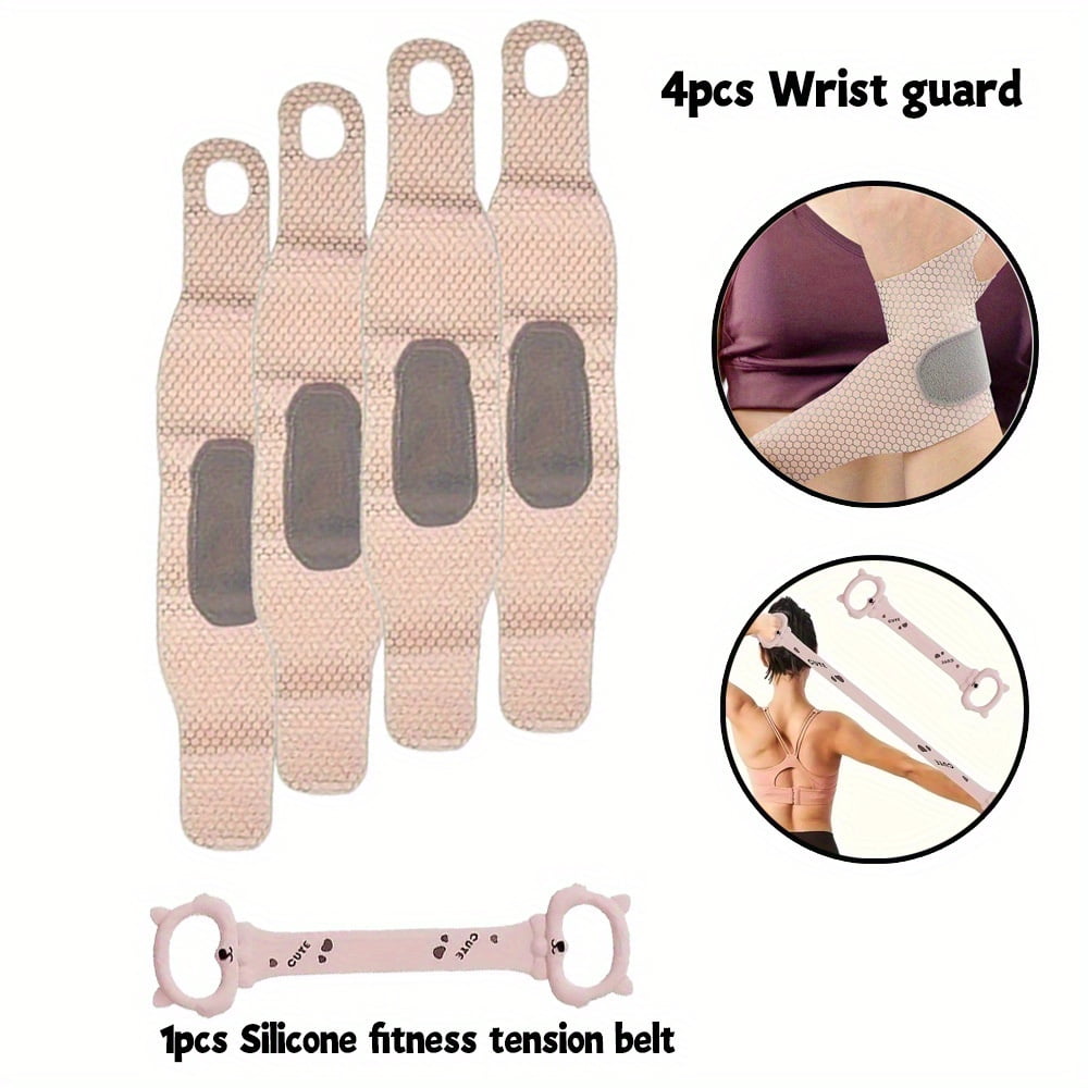 5-Pack Adjustable Light Beige Wrist Braces – Breathable & Lightweight ...