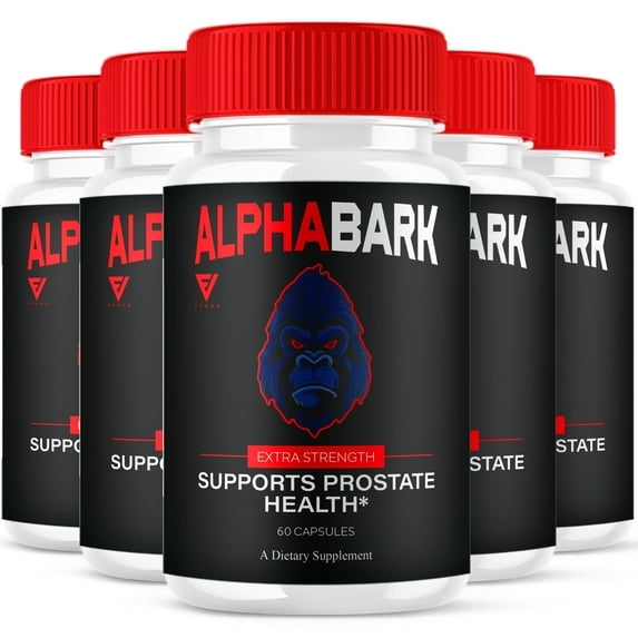 (5 Pack) Alpha Bark Performance Supplement AlphaBark Max Strength (300 ...