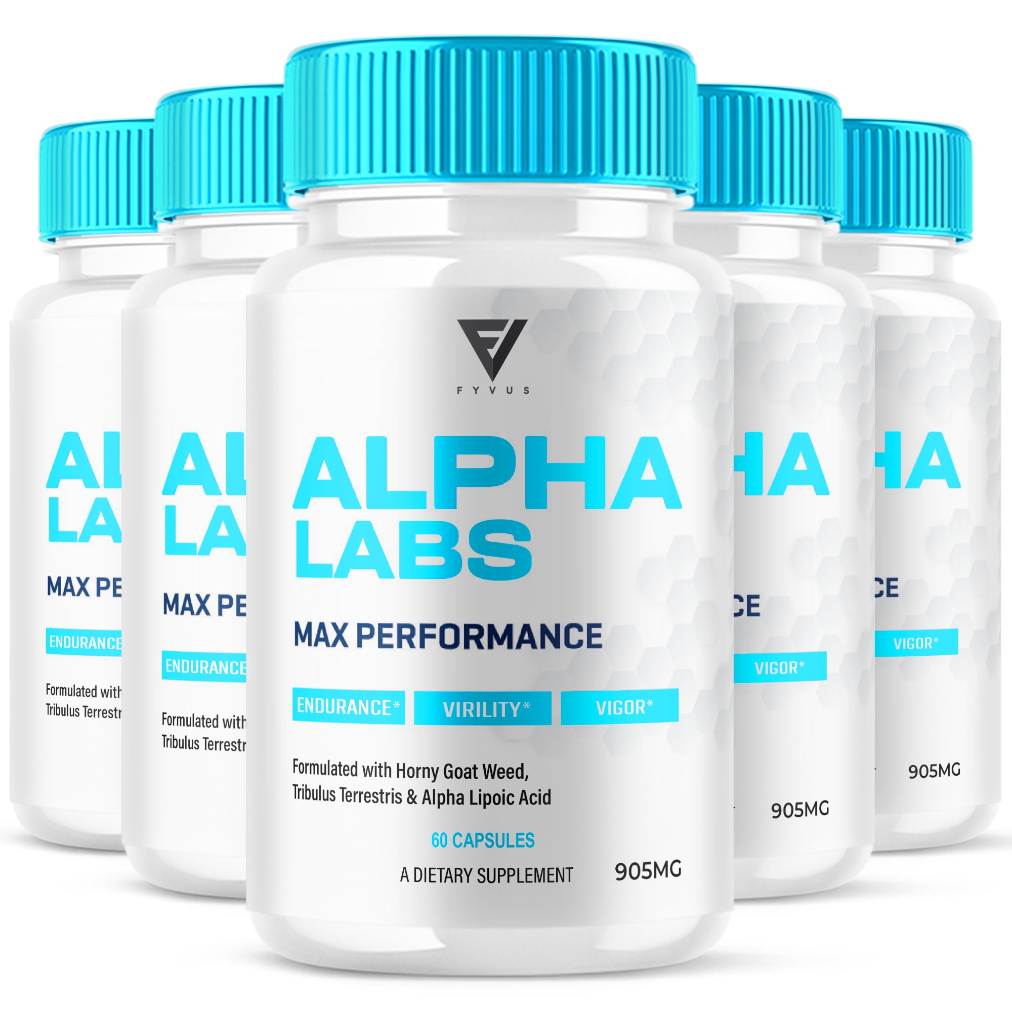 (5 Pack) Alpha Labs Max Performance Supplement AlphaLabs Pills (300 ...