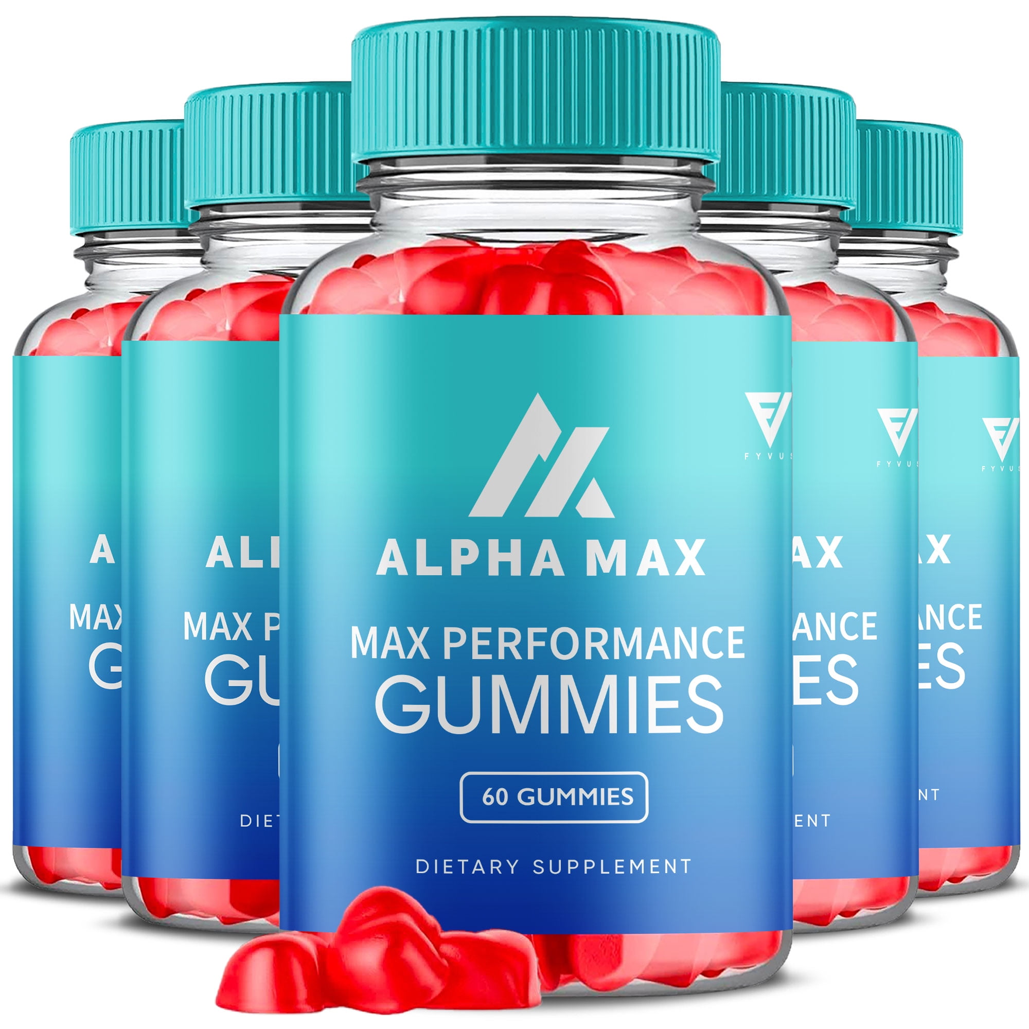 (5 Pack) Alpha Max Gummies AlphaMax Maximum Strength Formula (300 Gummies) - Walmart.com