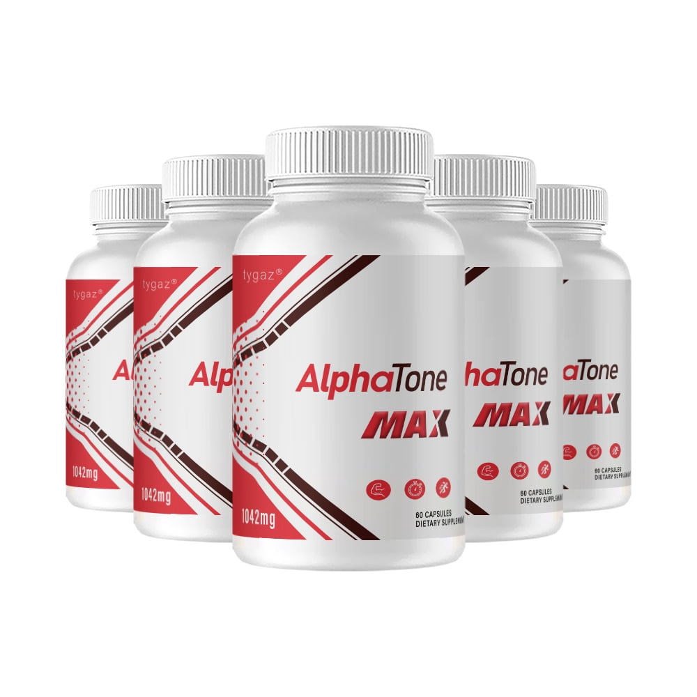 (5 Pack) Alpha Tone Max - Alpha Tone Max Capsules - Walmart.com