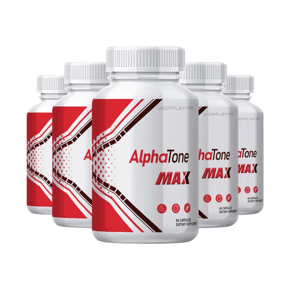 (5 Pack) Alpha Tone Max Capsules - Alpha Tone Max Advanced Male ...