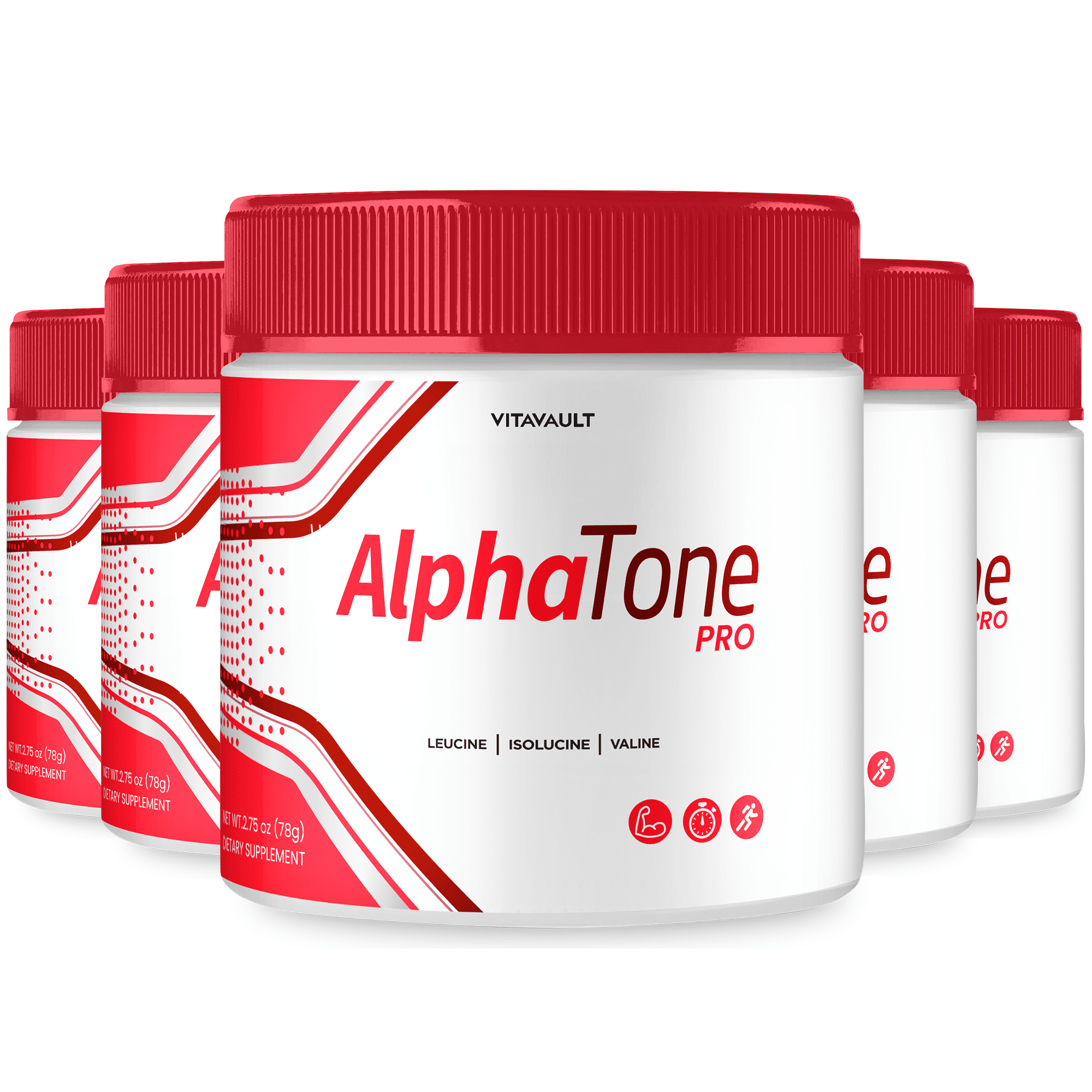 (5 Pack) Alpha Tone Max Testosterone Powder for Men: Elevate Your ...