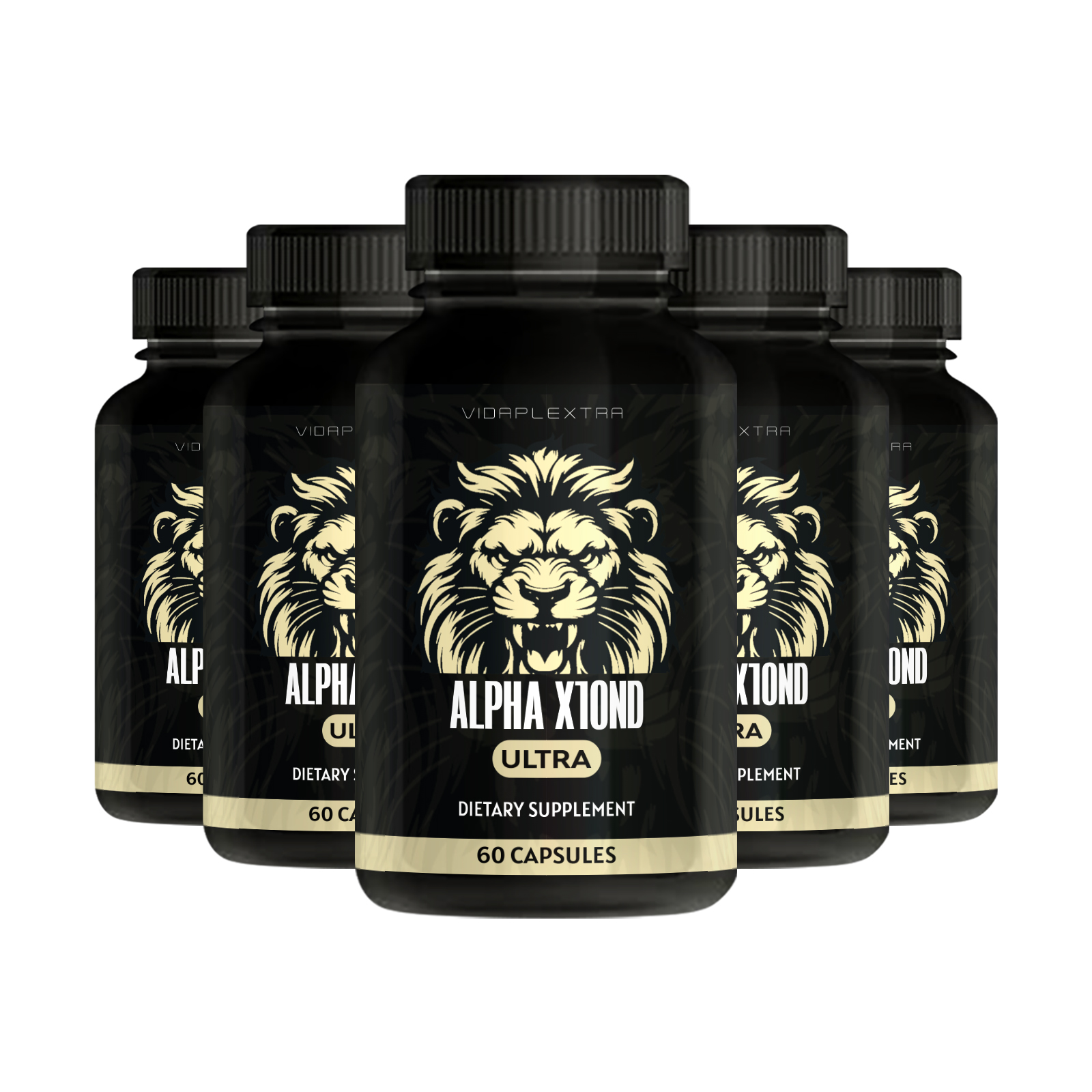 (5 Pack) Alpha X10ND Capsules - Alpha X10ND Ultra Male Capsules - Walmart.com