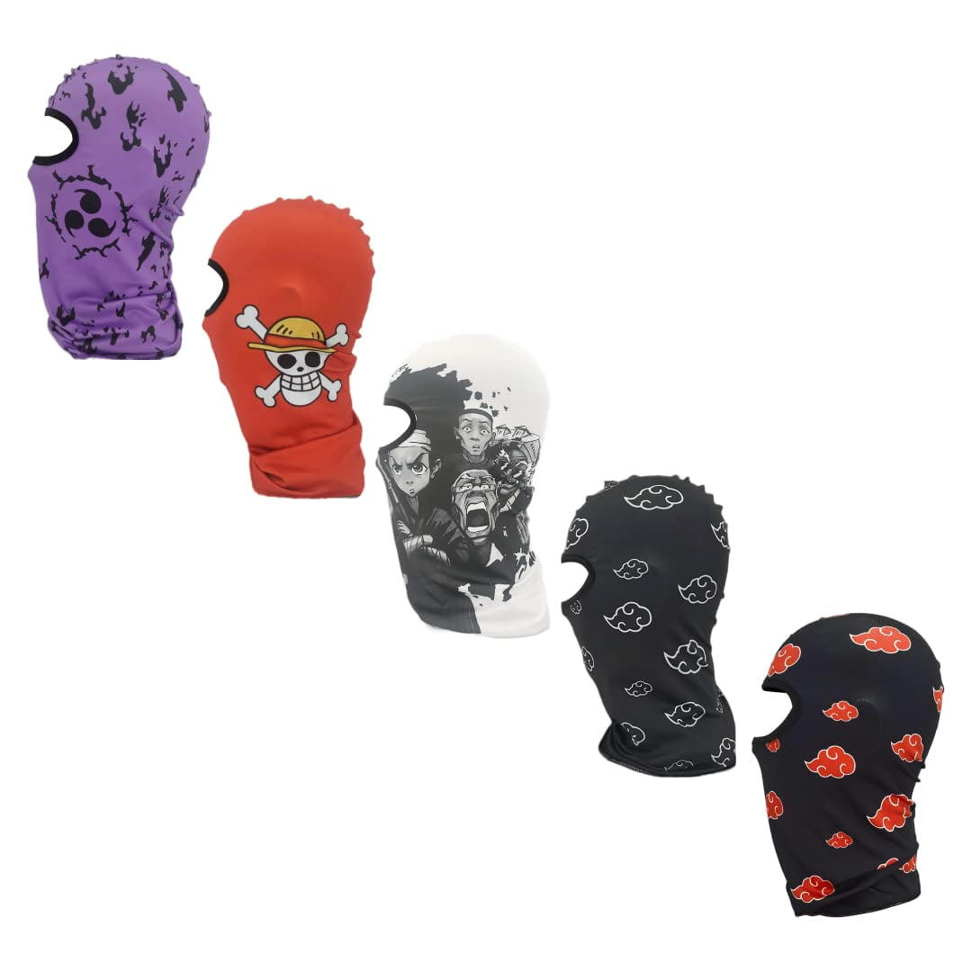 5-Pack Anime-Inspired Ski Masks – Design A Full Face Balaclavas for Men ...