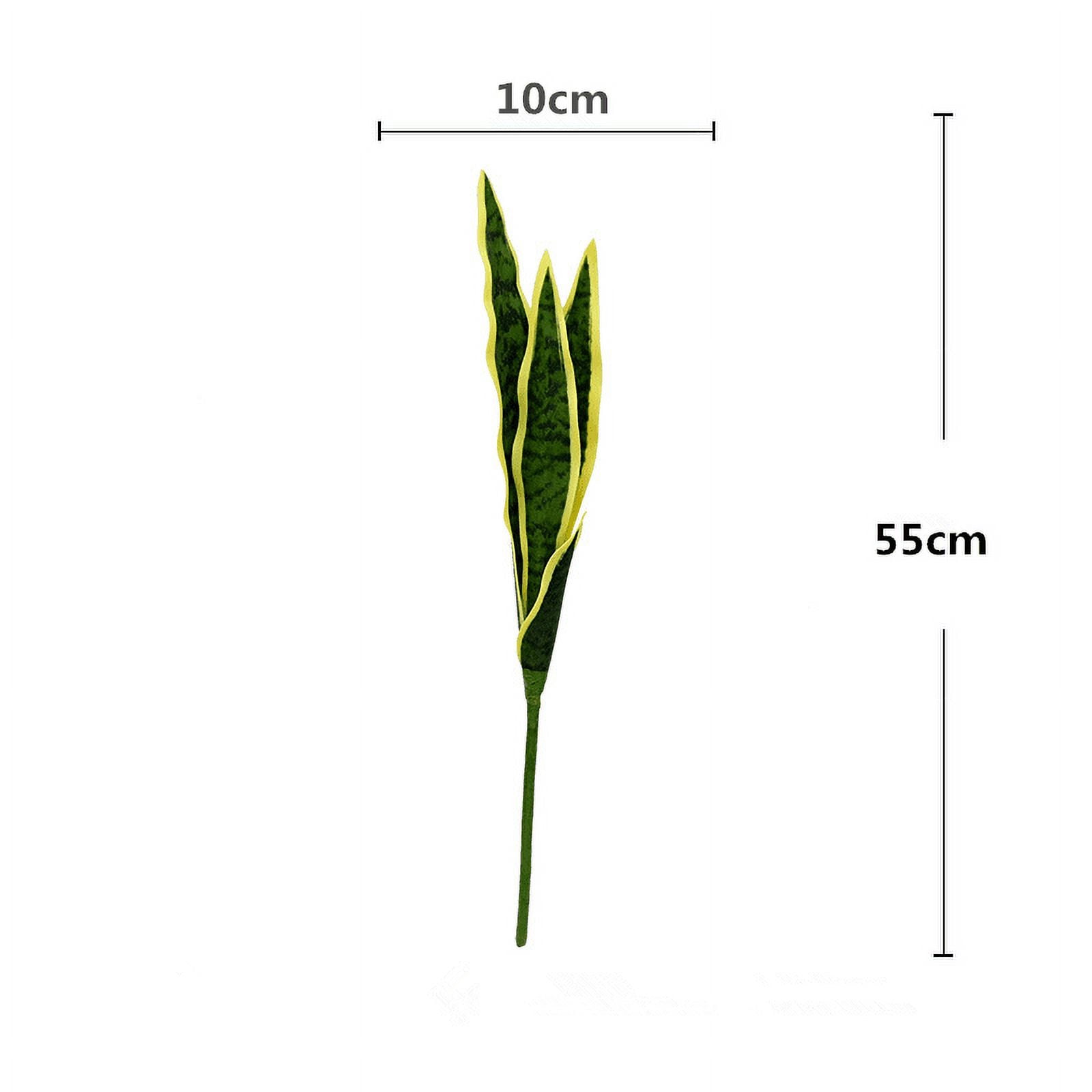 5 Pack Artificial Snake Plants Faux Agave Plant Fake Sansevieria ...