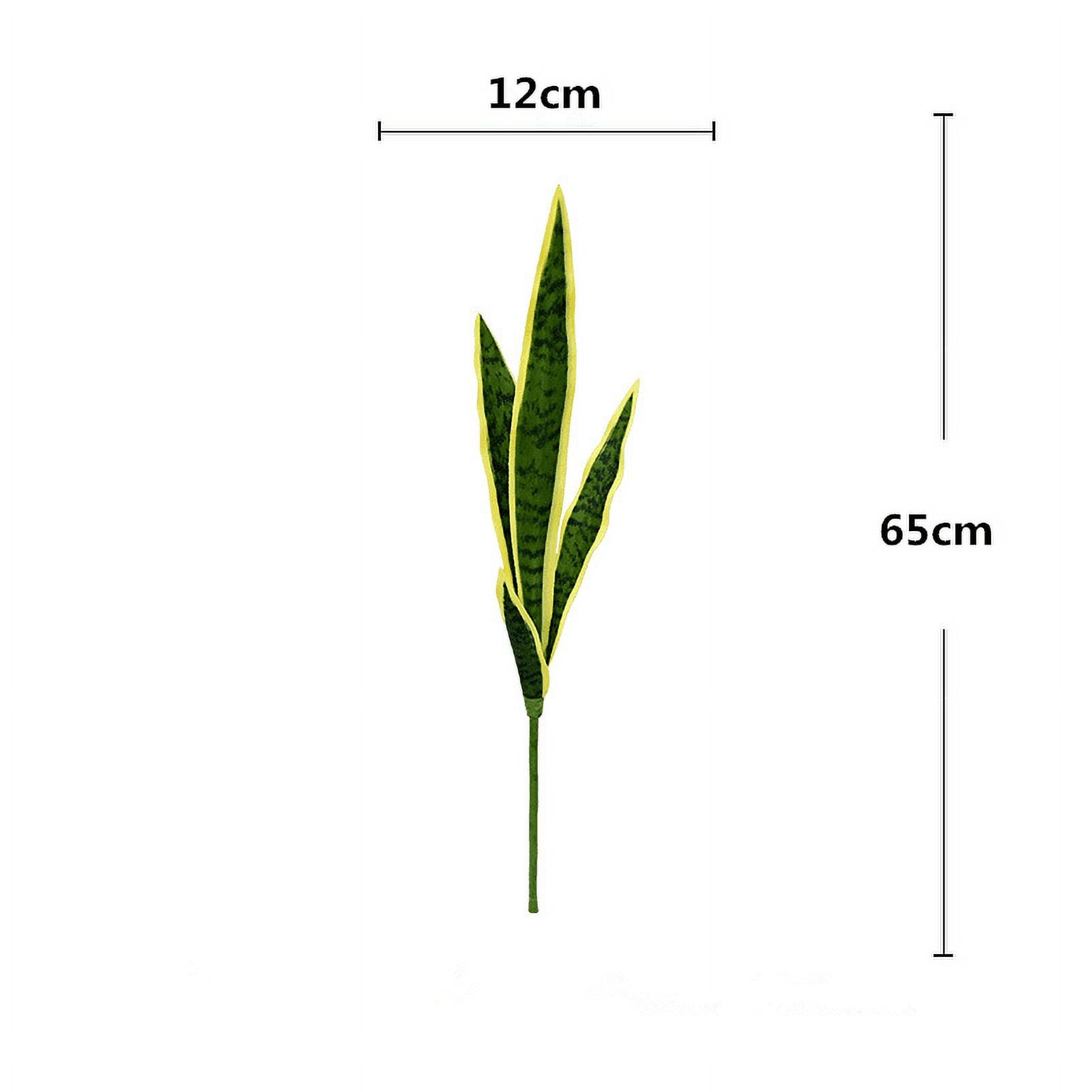 5 Pack Artificial Snake Plants Faux Agave Plant Fake Sansevieria ...