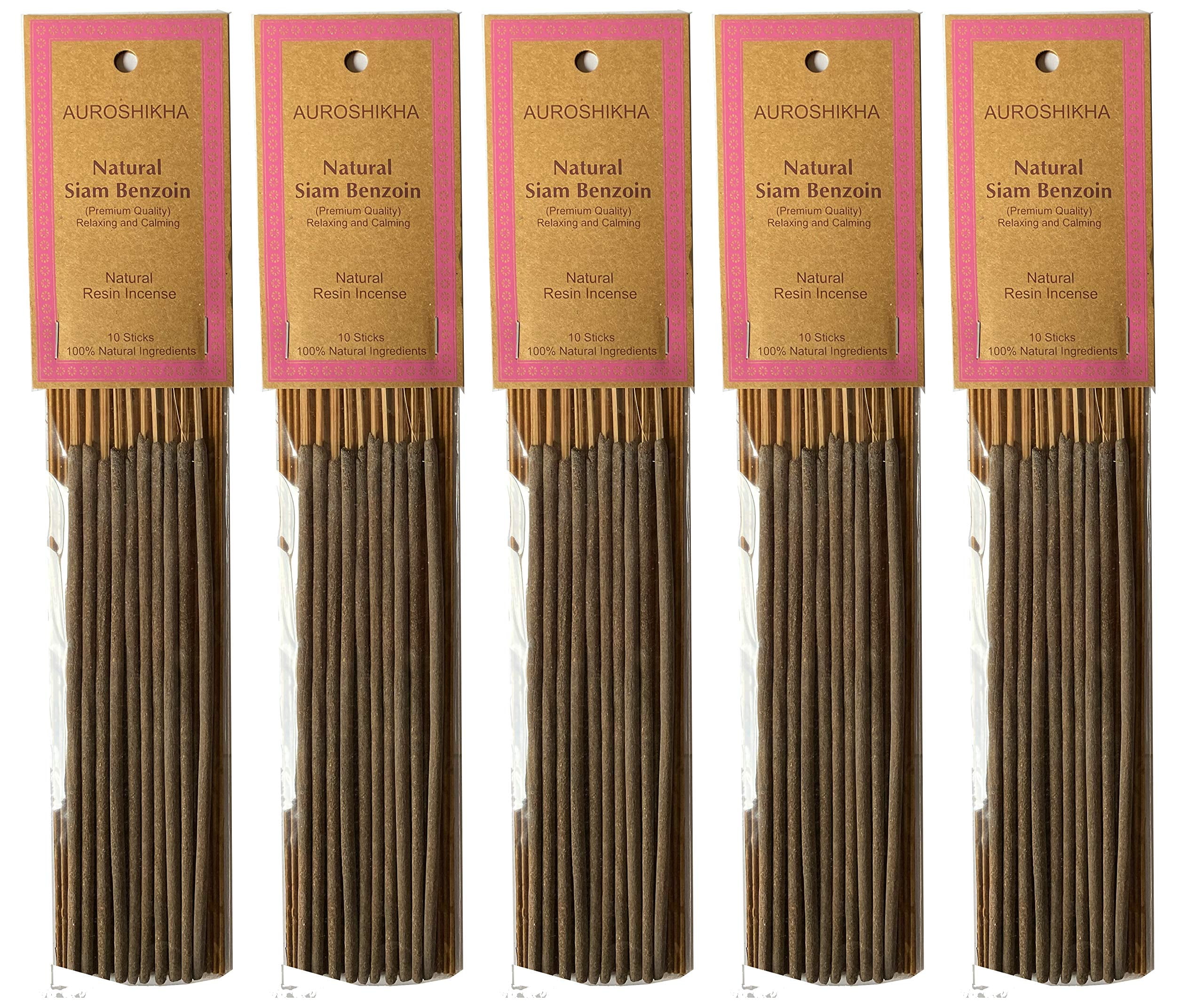 (5-Pack) Auroshikha Siam Benzoin Incense 10 Sticks - Walmart.com