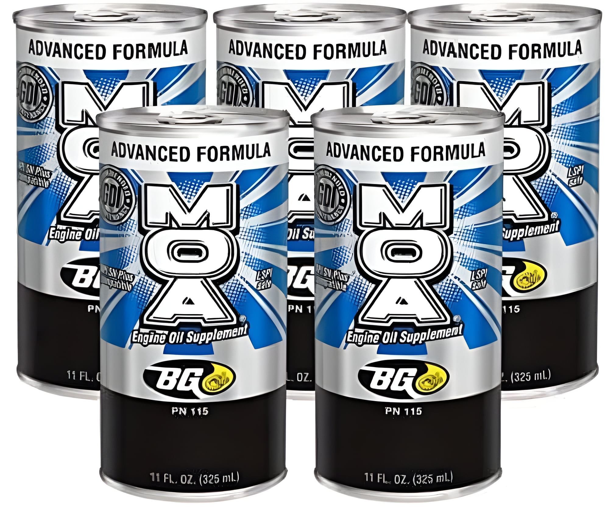 BG Advanced Formula MOA 115, 5 Pack Engine Protection Synthetic ...