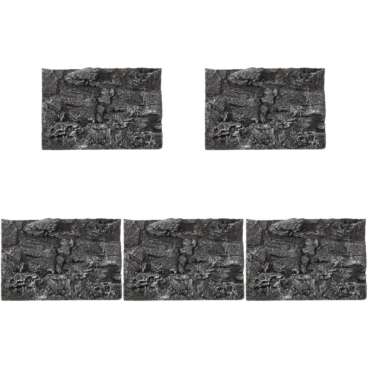 5 Pack Background Rock Slab Animals Fish Tank 3d Snake Habitat ...