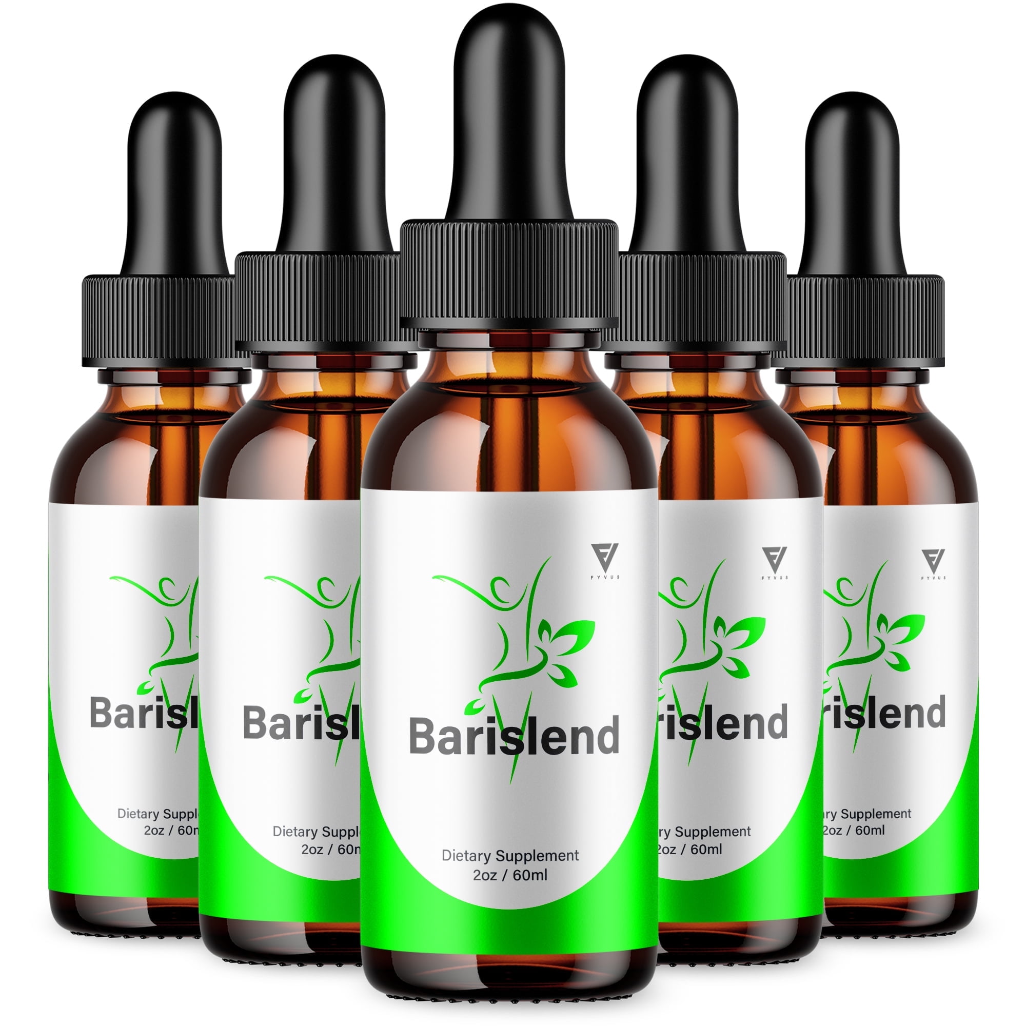 (5 Pack) Barislend Health Management Drops Bari Slend Max Strength ...